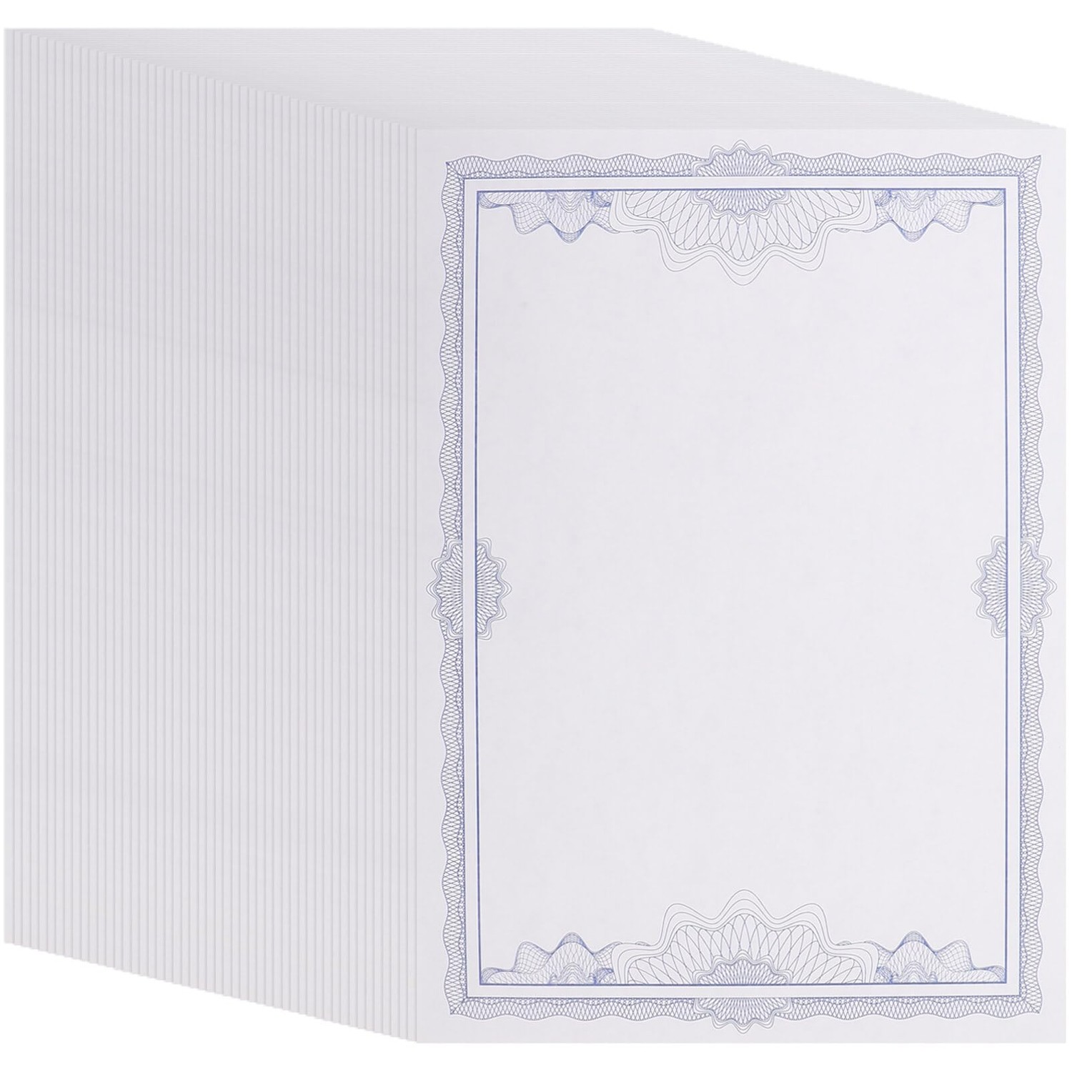 Operitacx 50 Count Diploma Paper Blank Gift Certificate Writable ...
