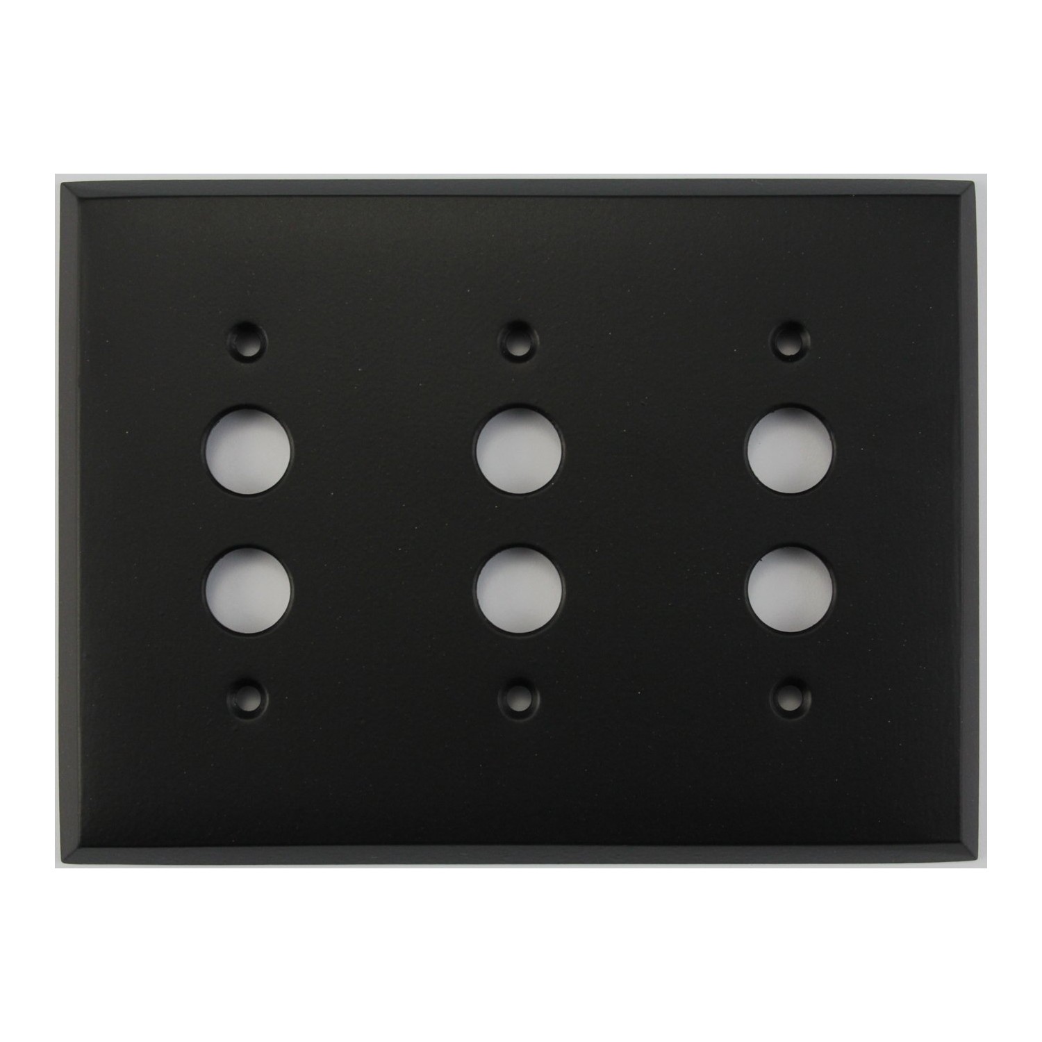Classic Accents Painted Stamped Steel Switch Plates - (3 Gang Push ...