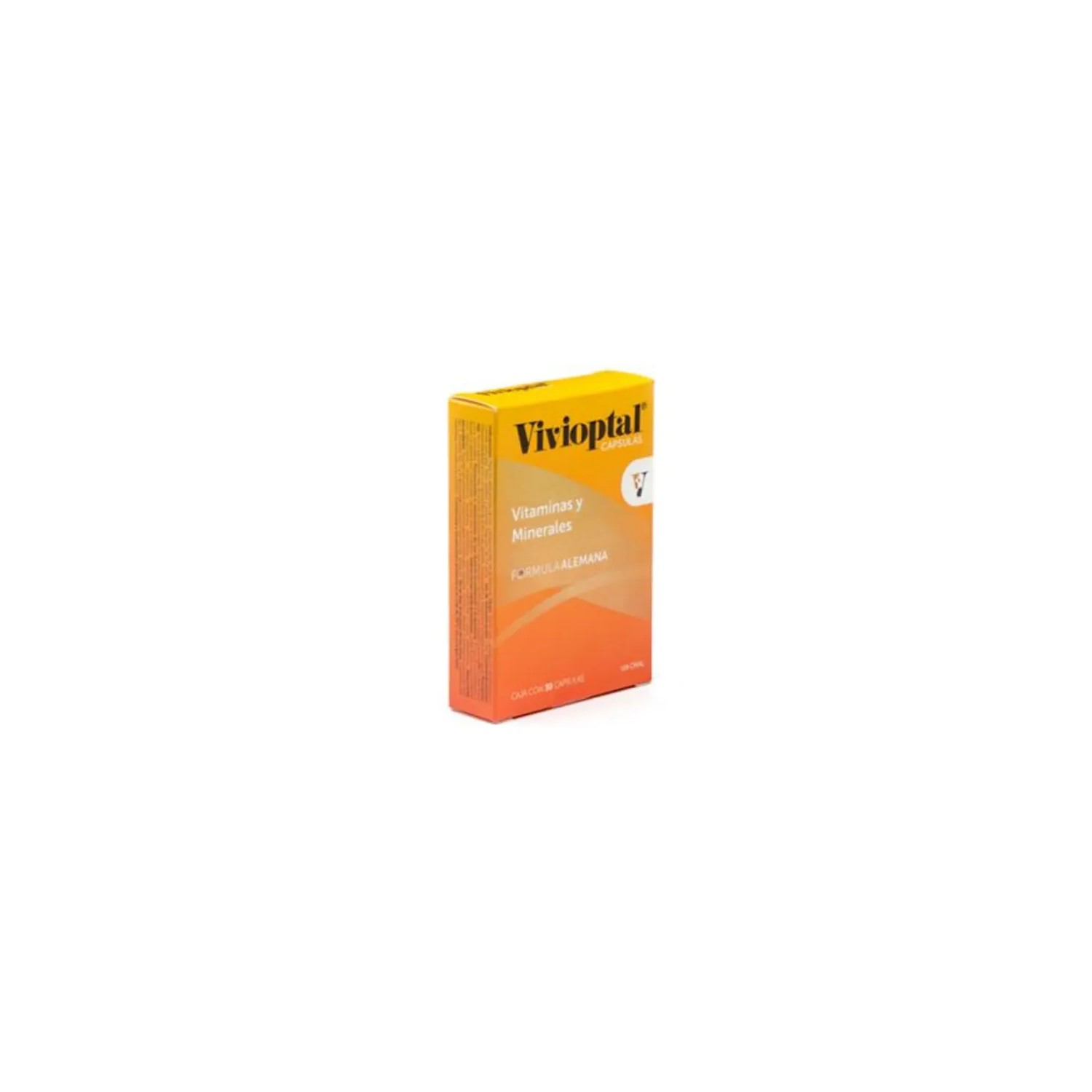 Vivioptal Vitaminas Y Minerales Suplemento Alimenticio Con 30 Cápsulas ...