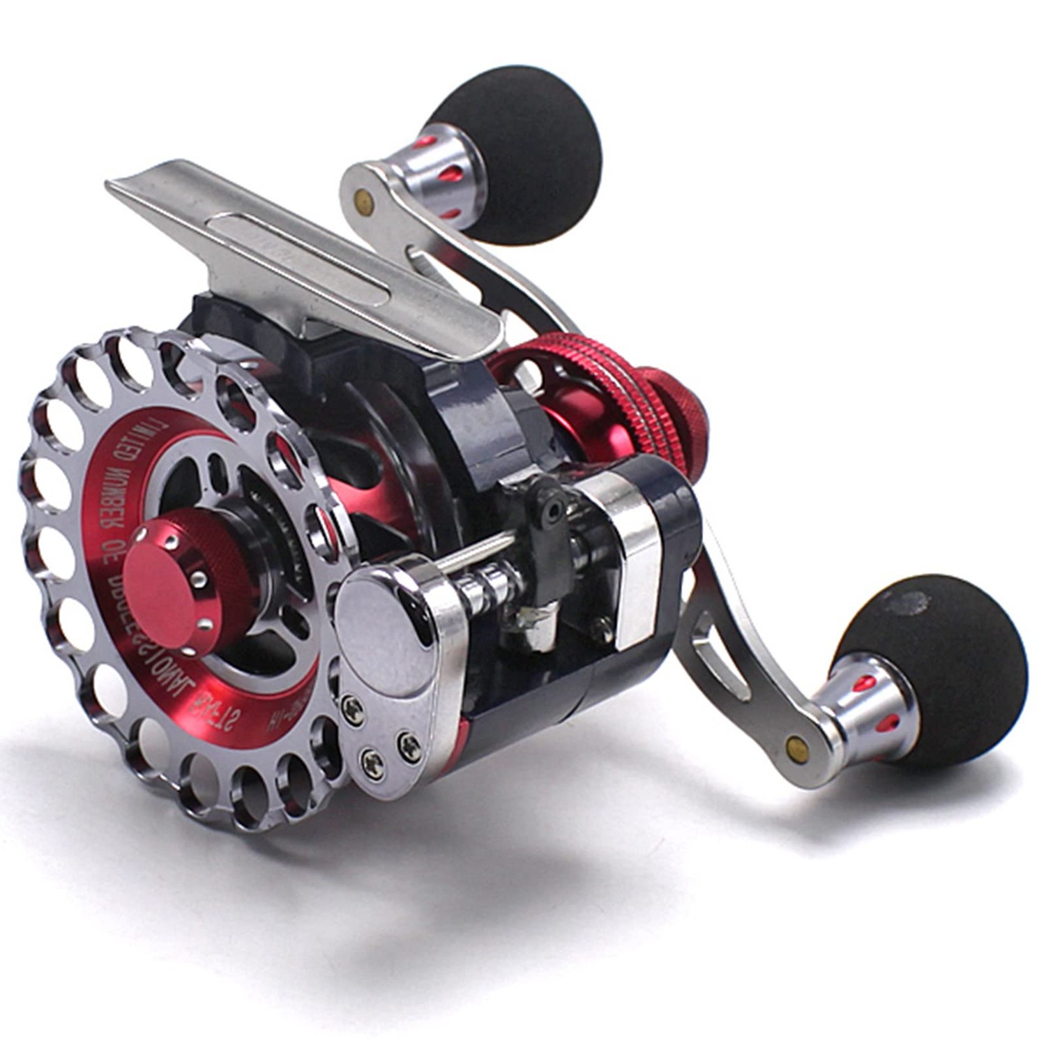 Wellvie Octopus Raft Reel Luffy Fishing 2.6:1 10BB Red Left Hand Drop ...
