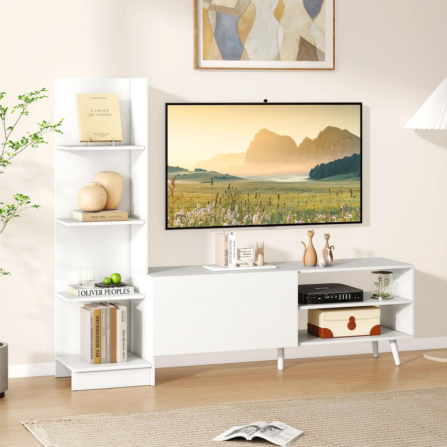 L Shaped Entertainment Centernull