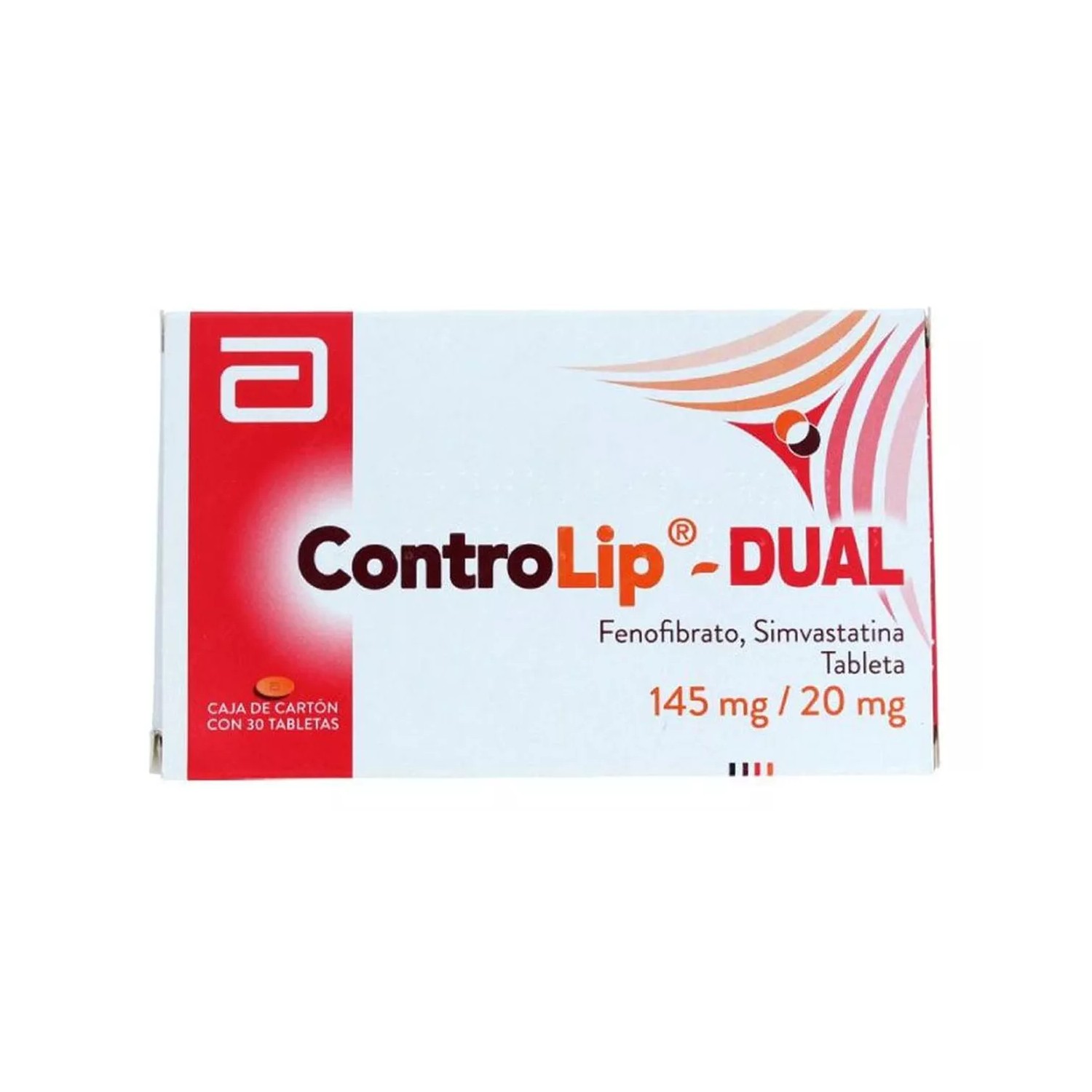Abbott Controlip Dual 145 Mg/20 Mg Caja Con 30 Tabletas - ibspot.com