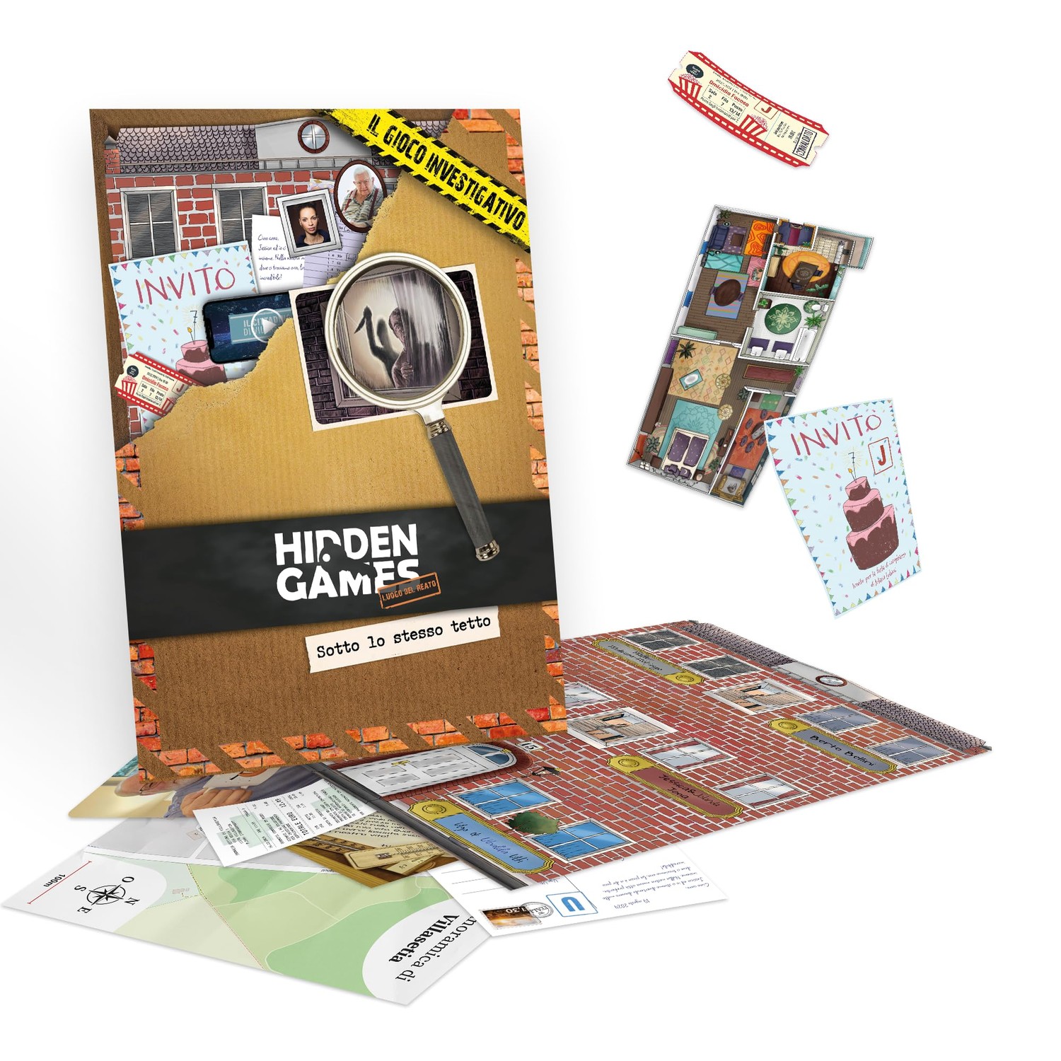 Hidden Games Crime Scene - Under a Roof - Italian - Realistic Crime ...