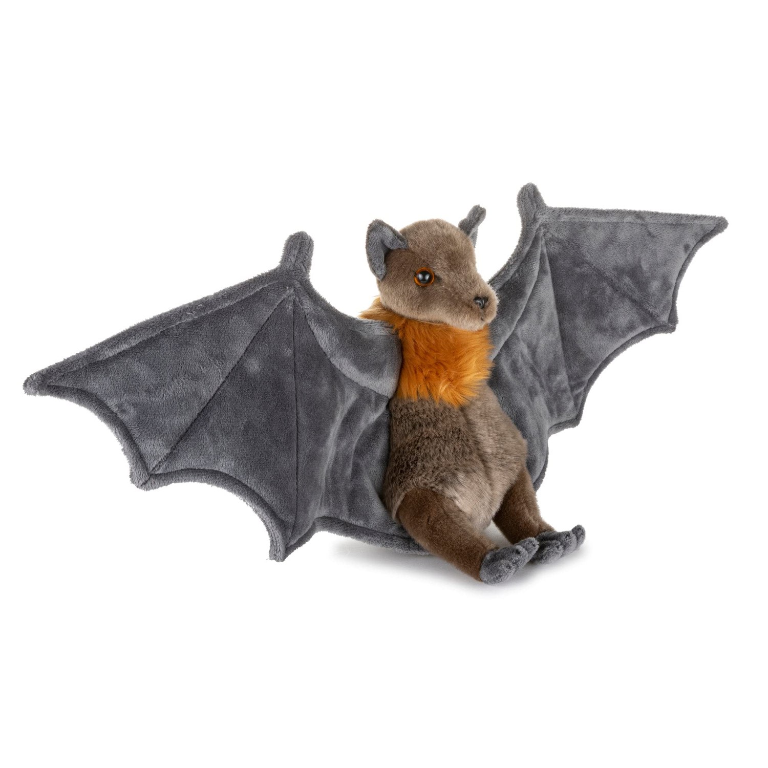 Wildlife Tree 12 Inch Plush Bat Stuffed Animal Flying Fox Animal ...