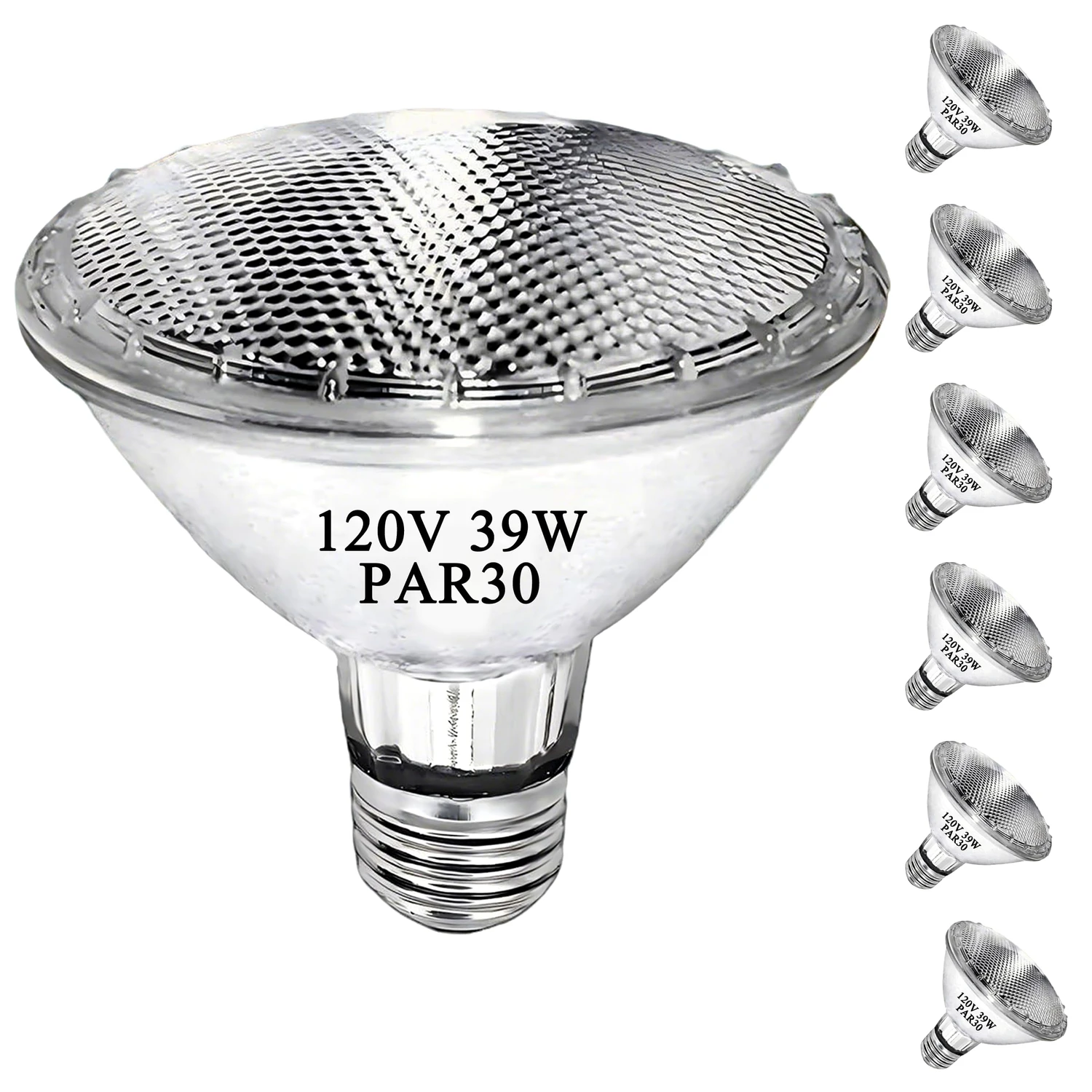 MISDOOD PAR30 Short Neck Halogen Flood Light Bulbs, 120V 39W PAR30 ...