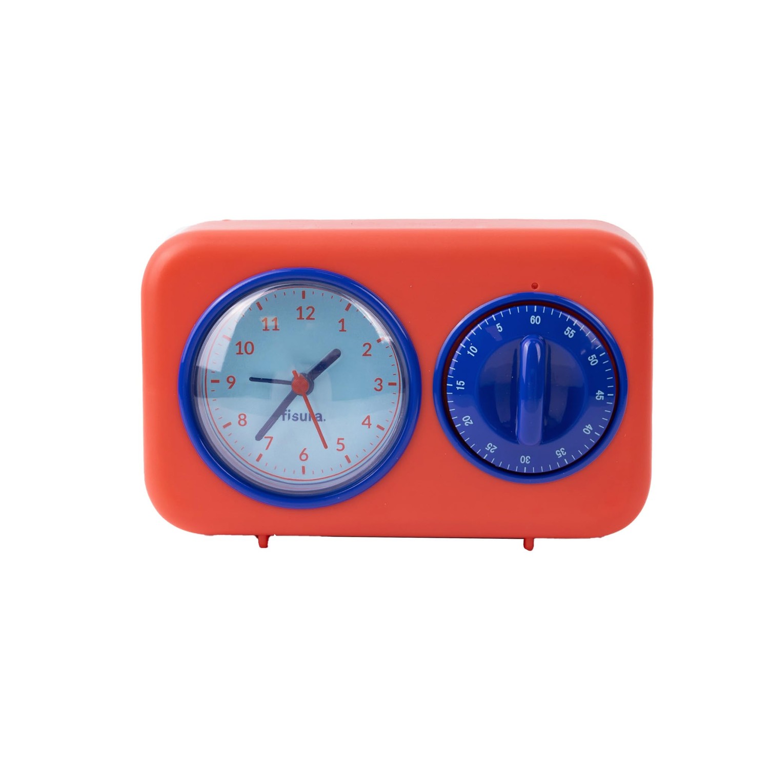 Fisura - Retro Kitchen Timer Red. Analogue Kitchen Timer for 60 Minutes ...