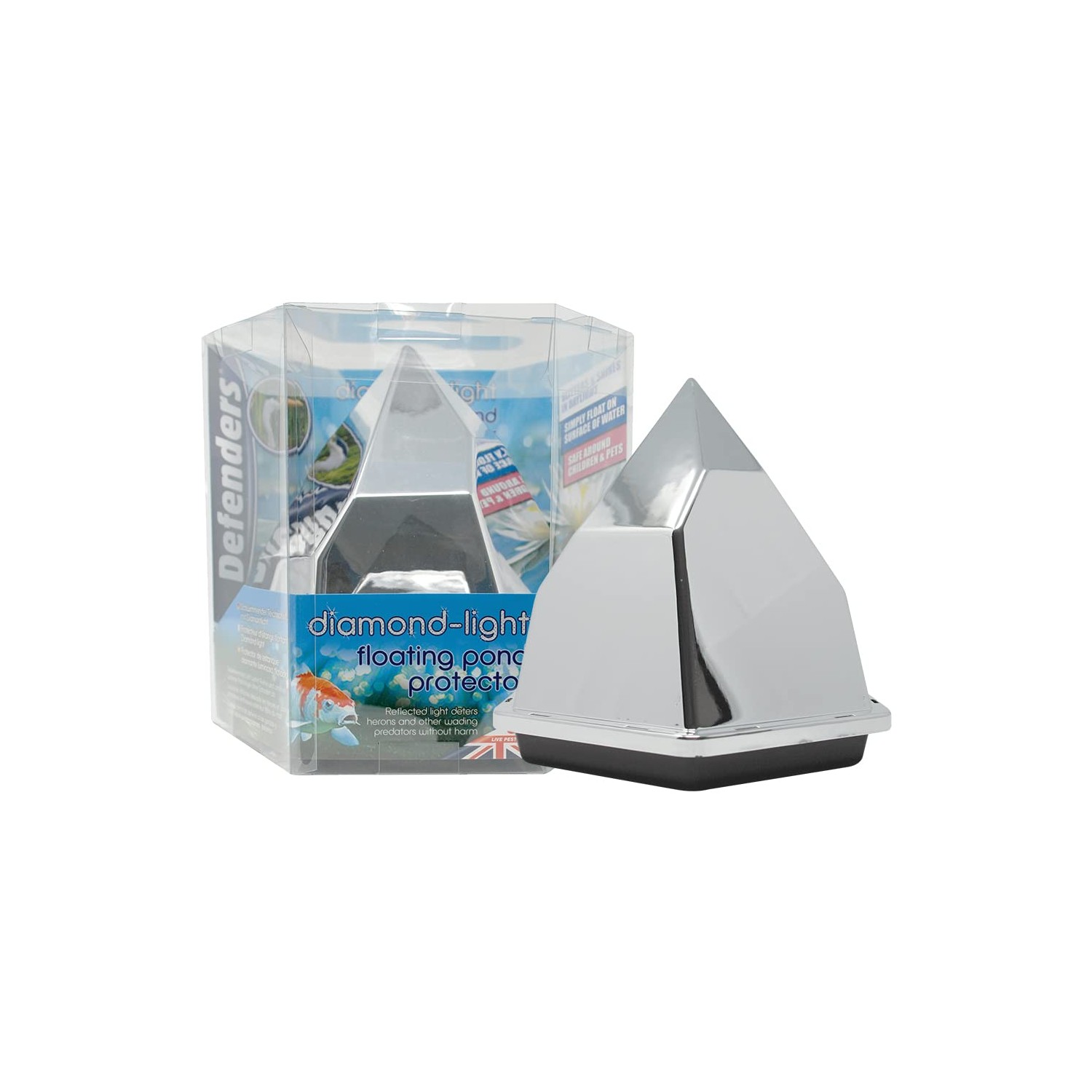 Defenders Diamond-Light Floating Pond Protector Iridescent Floating ...
