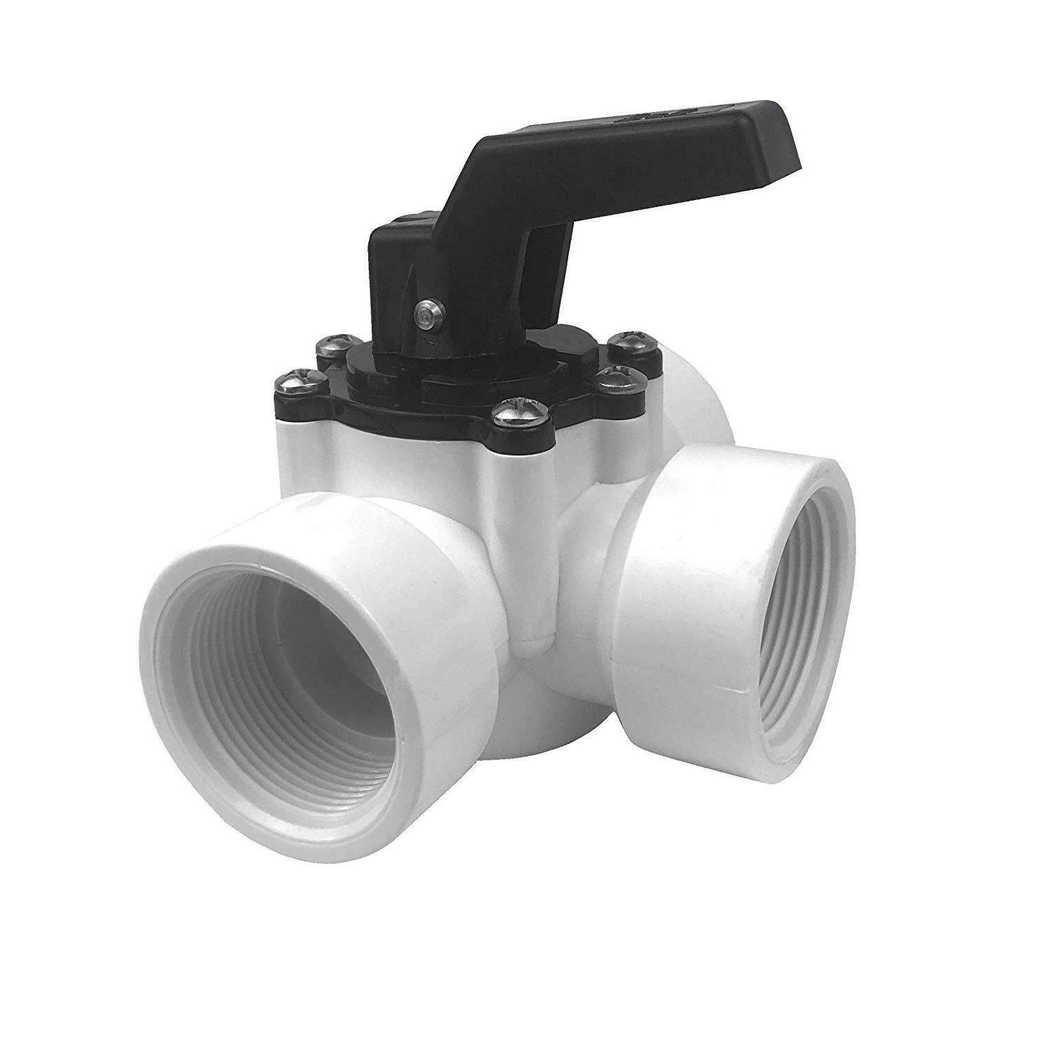 well2wellness® PVC 3-Way Solar Valve for Solar Heating + Heat Pump with ...