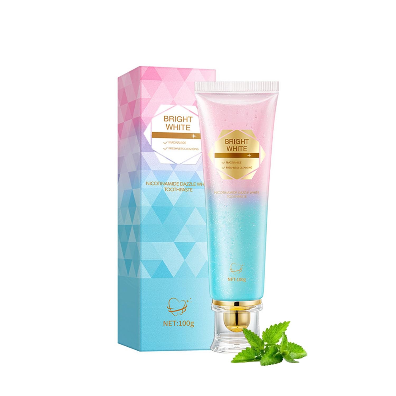 Bright White Toothpaste, Niacinamide Whitening Toothpaste，Nicotinamide ...