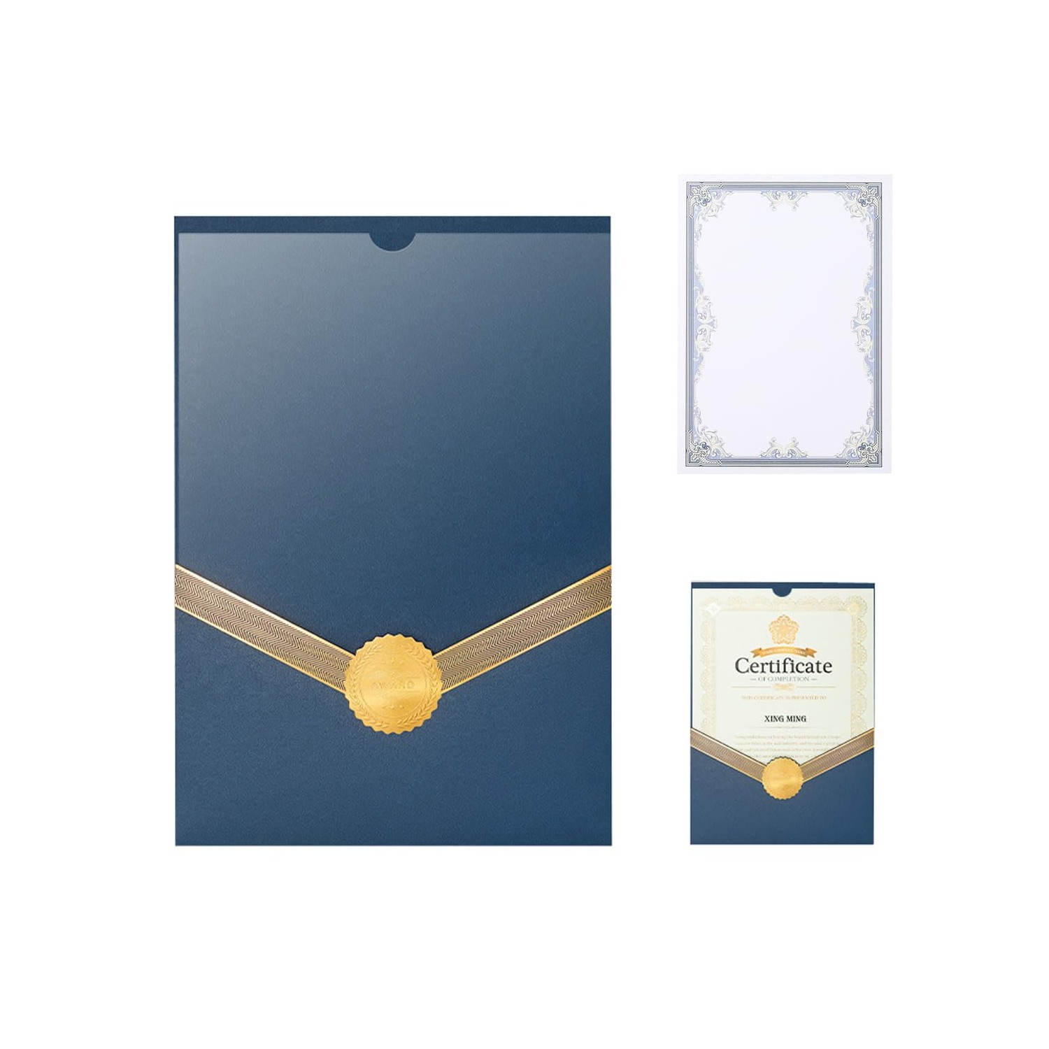 Pack of 5 Certificate Folders A4 Certificate Folder Certificate Holder ...