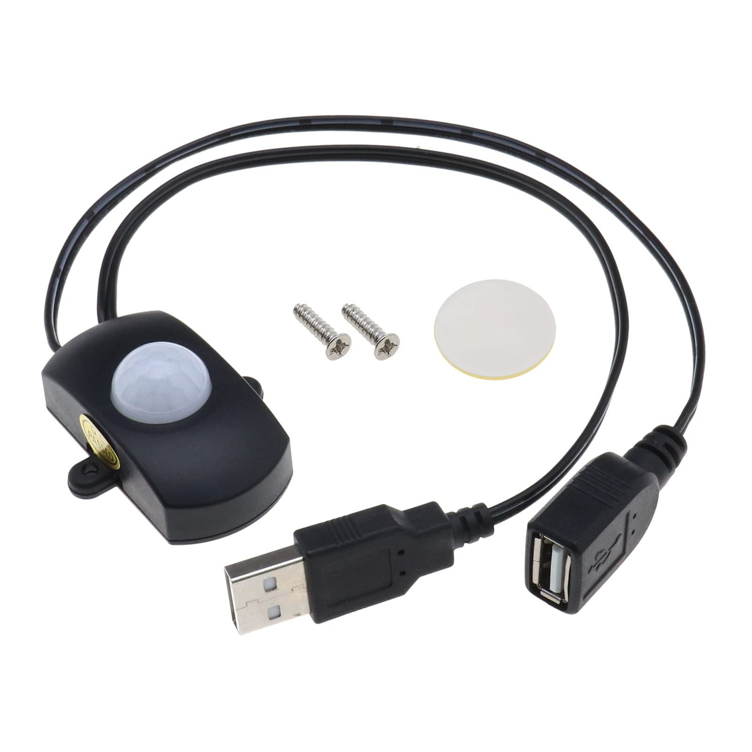 YINETTECH PIR Motion Sensor Switch DC 5V-24V 4A Presence Sensor Switch ...