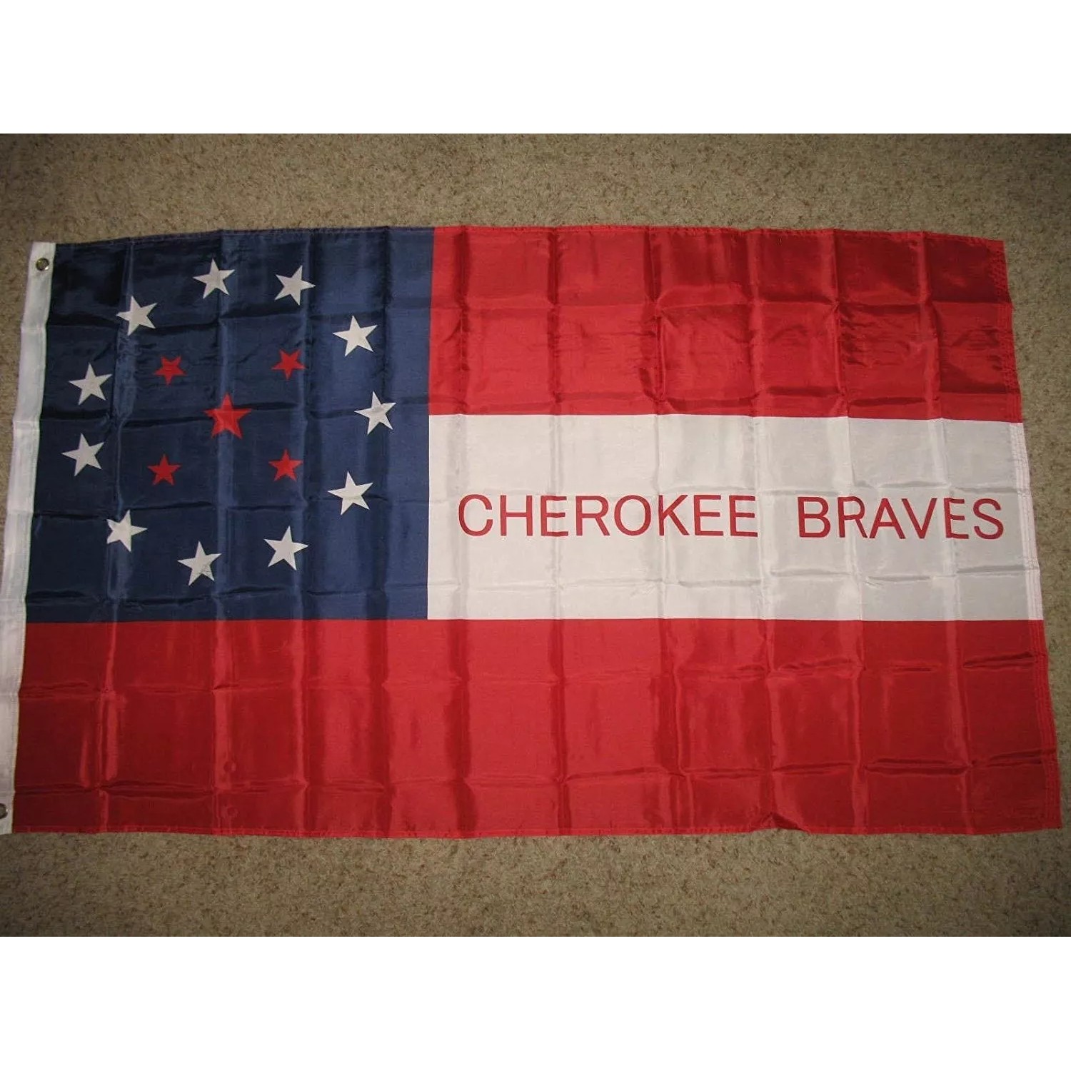 RFCO Cherokee Braves Flag 3x5 ft Indian Cavalry Civil War Historic Red ...