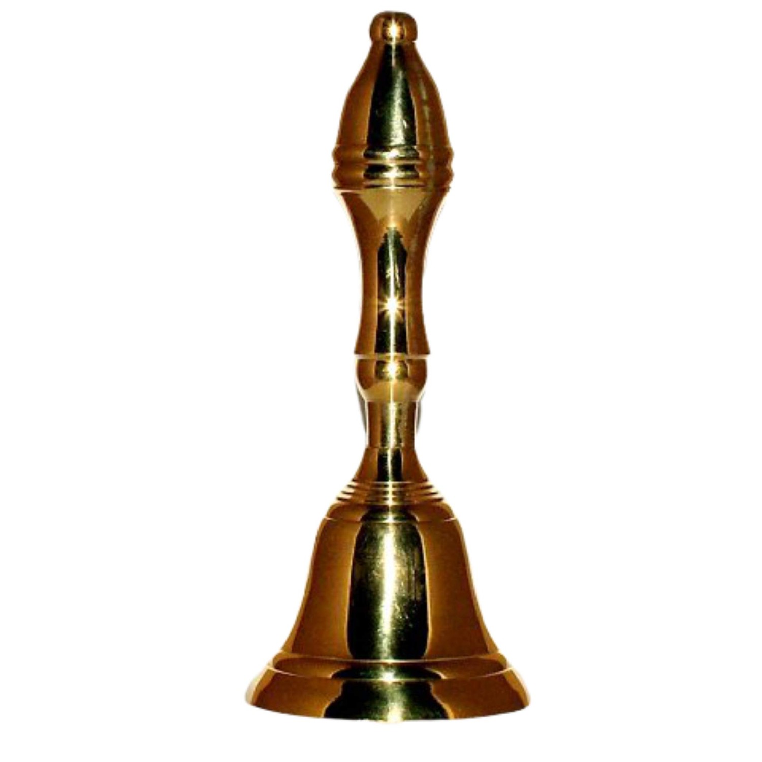 Fusions NEW Solid Brass Traditional Reception Hand Held Bell - ibspot.com