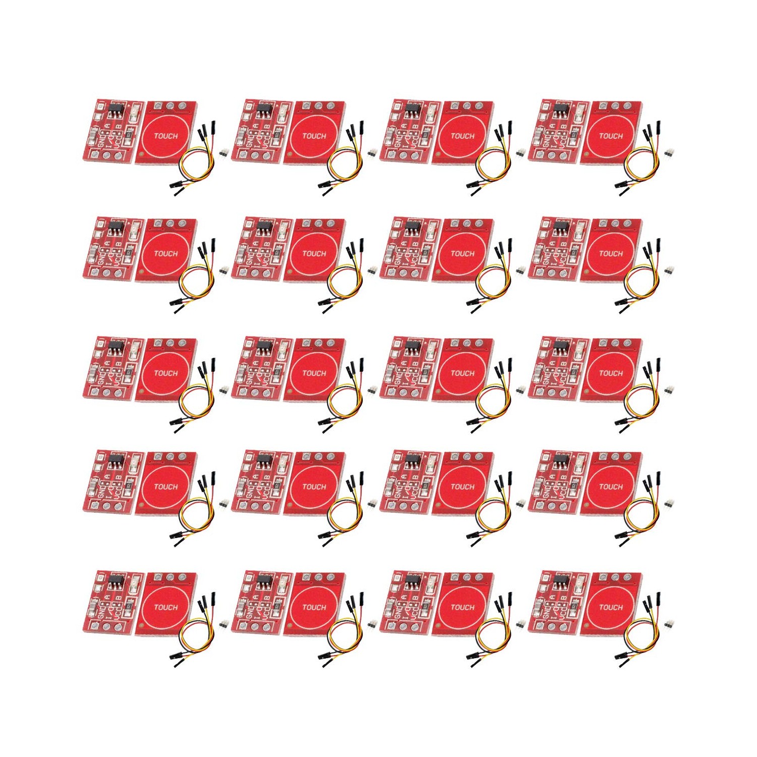 YOUMILE 20 Set TTP223 Capacitive Touch Switch Button Self-Lock Module ...