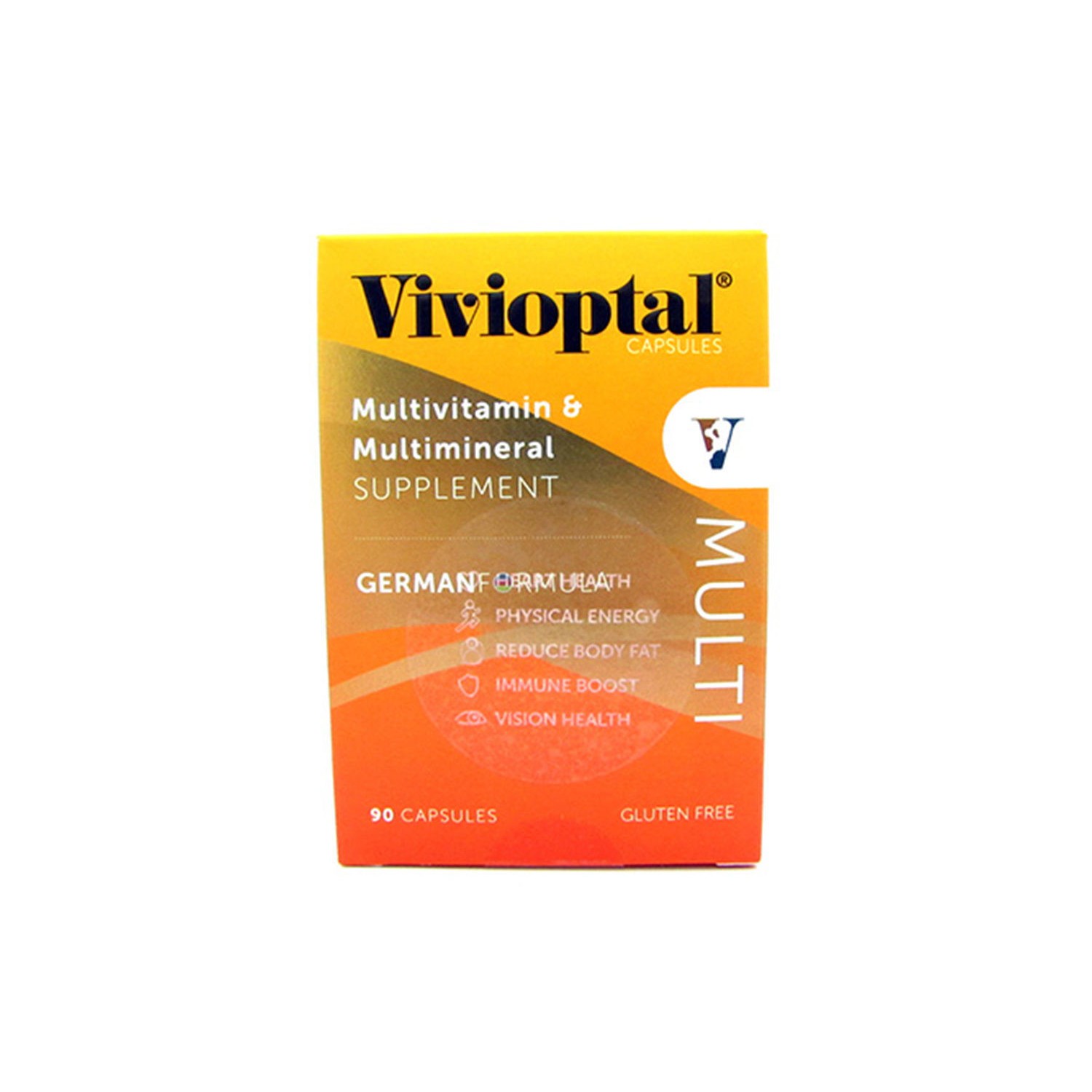 Seal Vivioptal Multivitamin & Multimineral Supplement German Formula 90 ...
