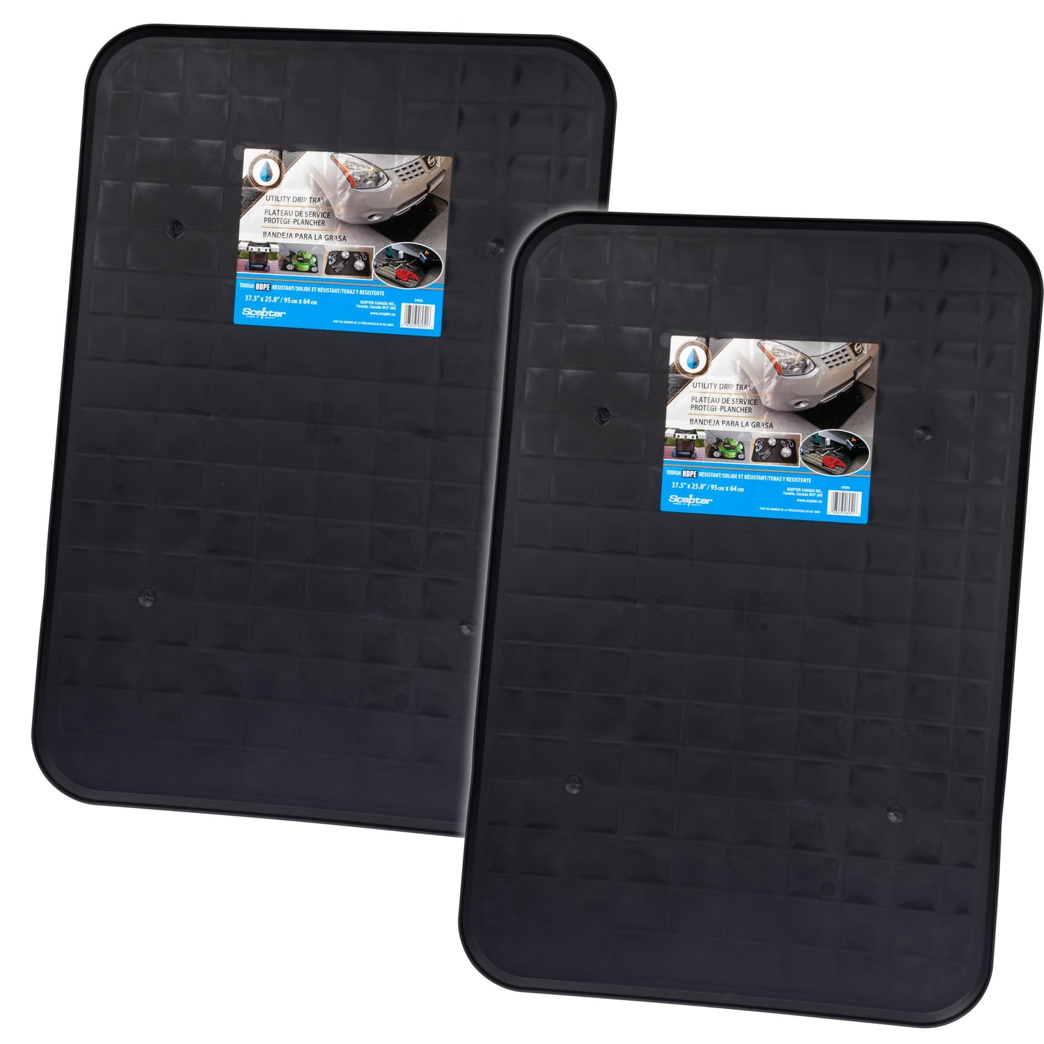 Scepter AM2PK06951 Extra Large Utility Drip Tray, Heavy Duty Automotive ...