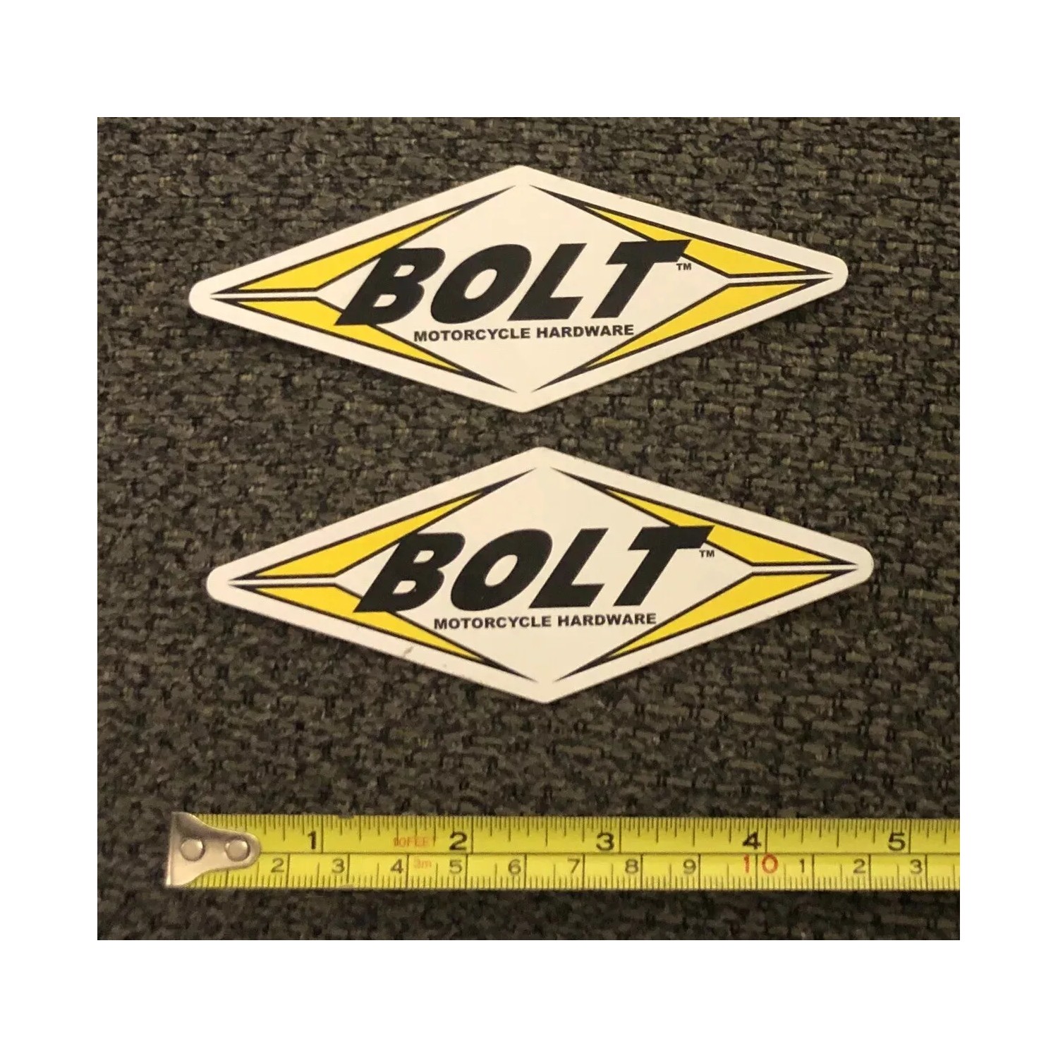 Unbranded 2 BOLT motorcycle hardware decals stickers racing motocross ...