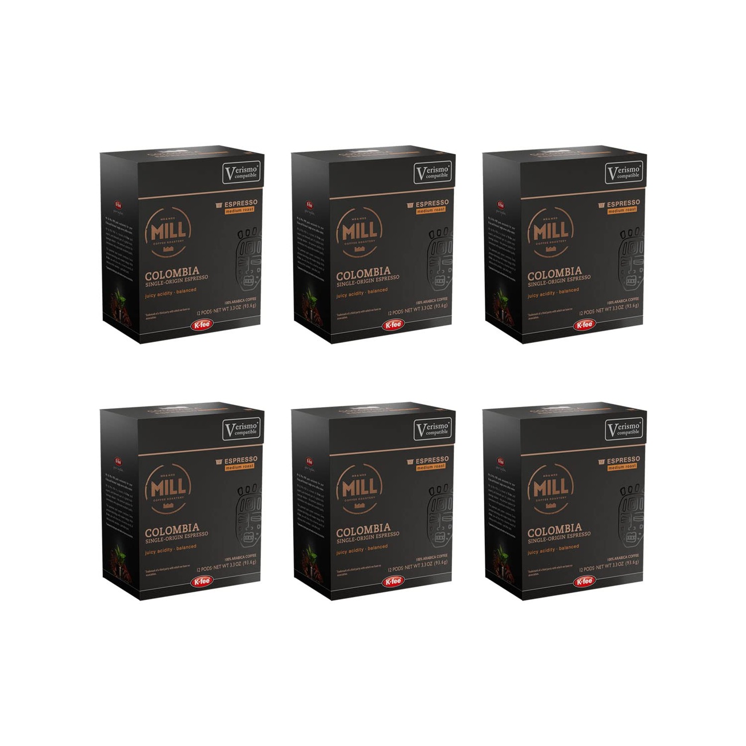 Mr and Mrs Mill Colombia Espresso K-fee® & Starbucks® Verismo ...
