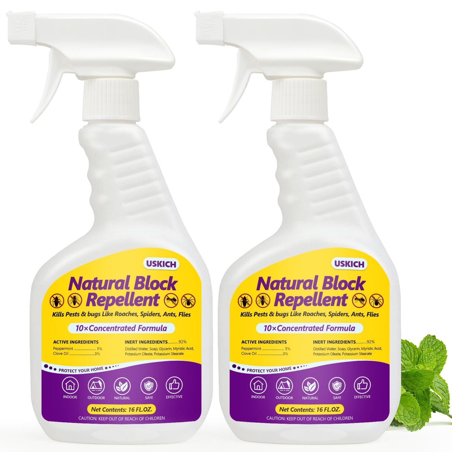 Ant Killer & Bug Spray - 16 oz-Natural Indoor & Outdoor Insect ...