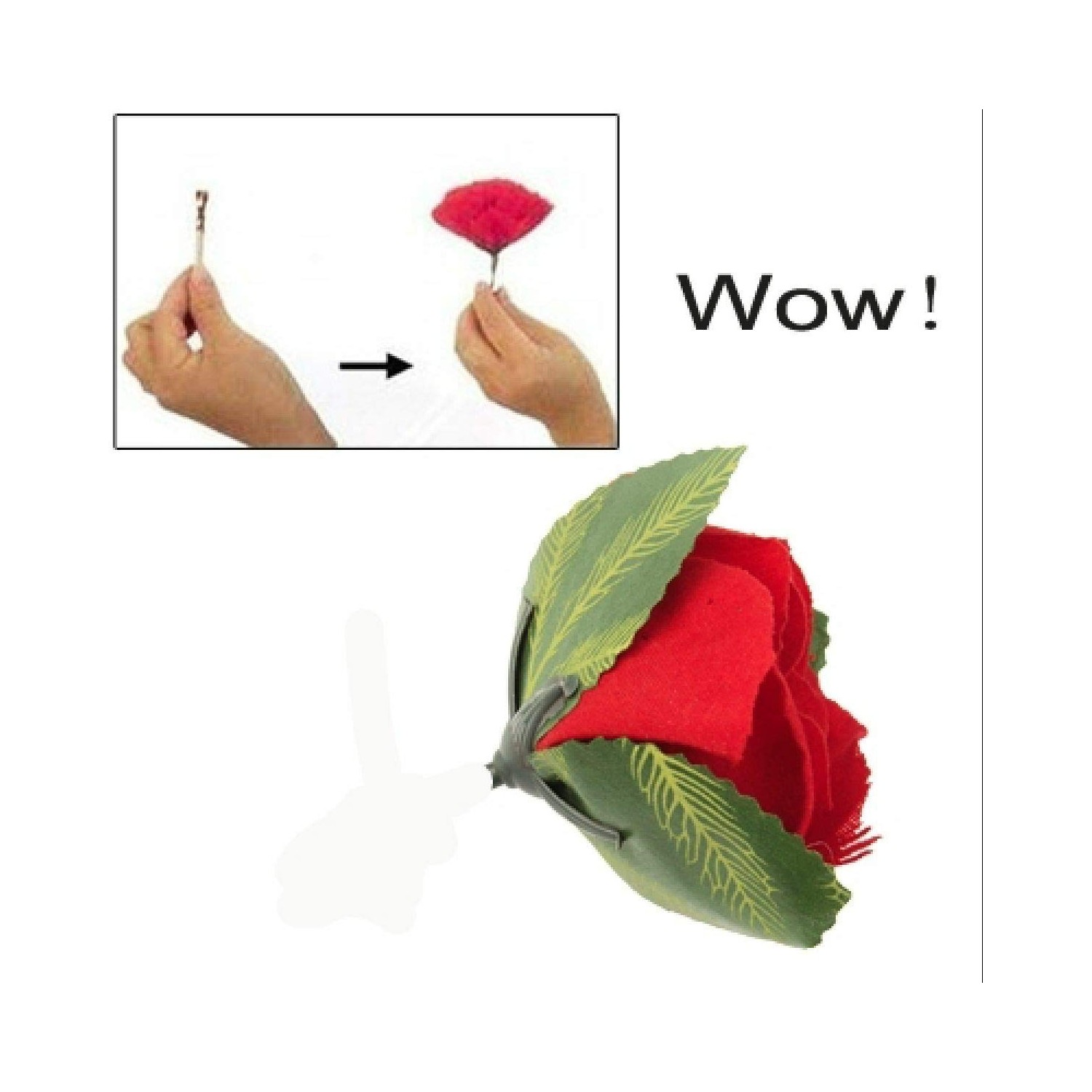 XTRAFAST Torch to Rose Fire Torch to Rose Magic Trick Transformation ...