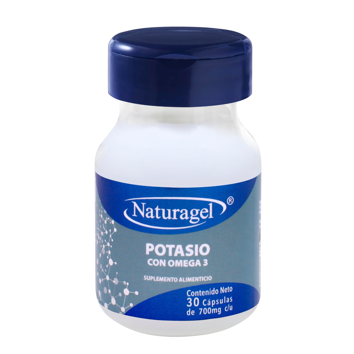 Potasio | Citrato de Potasio con Omega 3 | 30 Capsulas | Mineral y ...