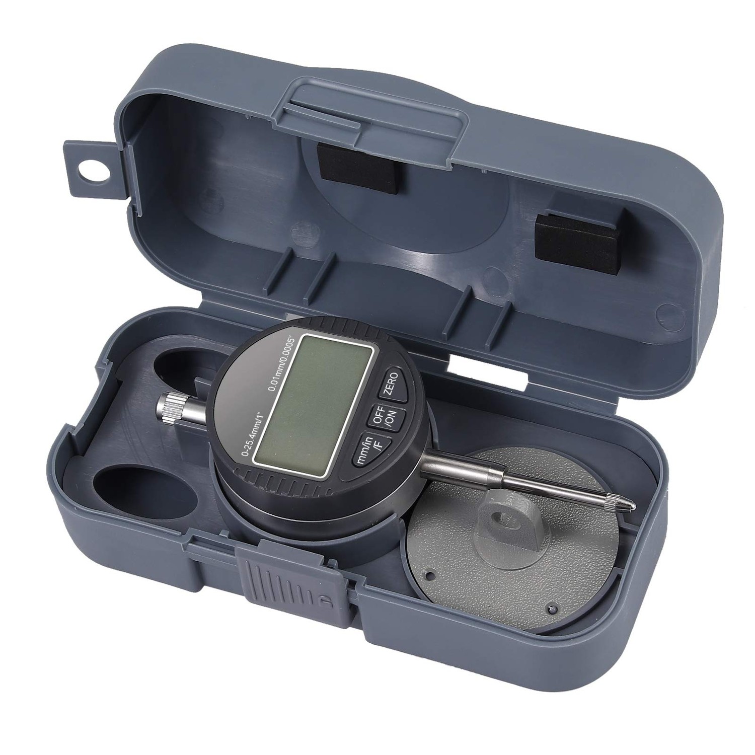 AUTOUTLET DTI Digital Dial Indicator 0.01/0.0005''/1/128” Digital Probe ...