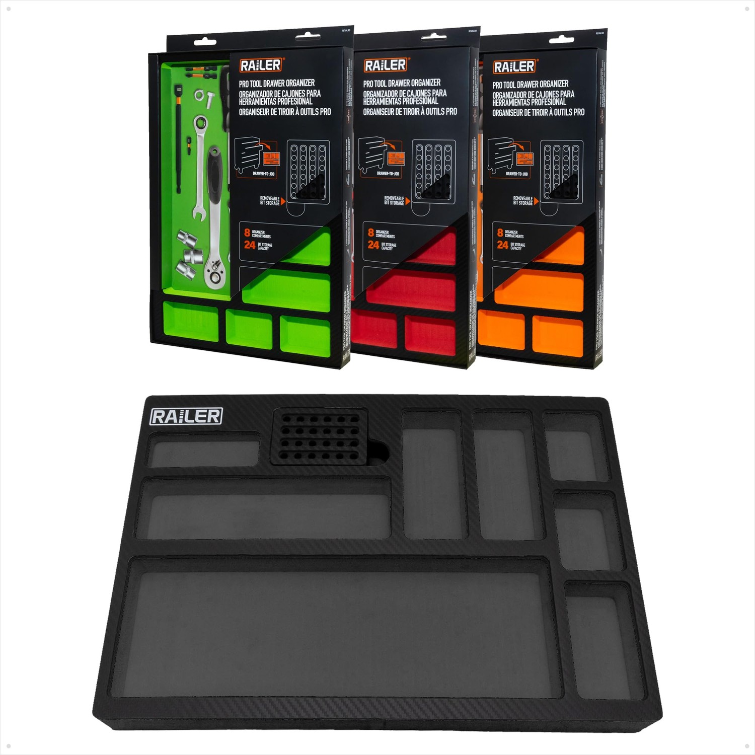 Railer Railer EVA Foam Tool Tray C Premium Tool Box Accessories ...