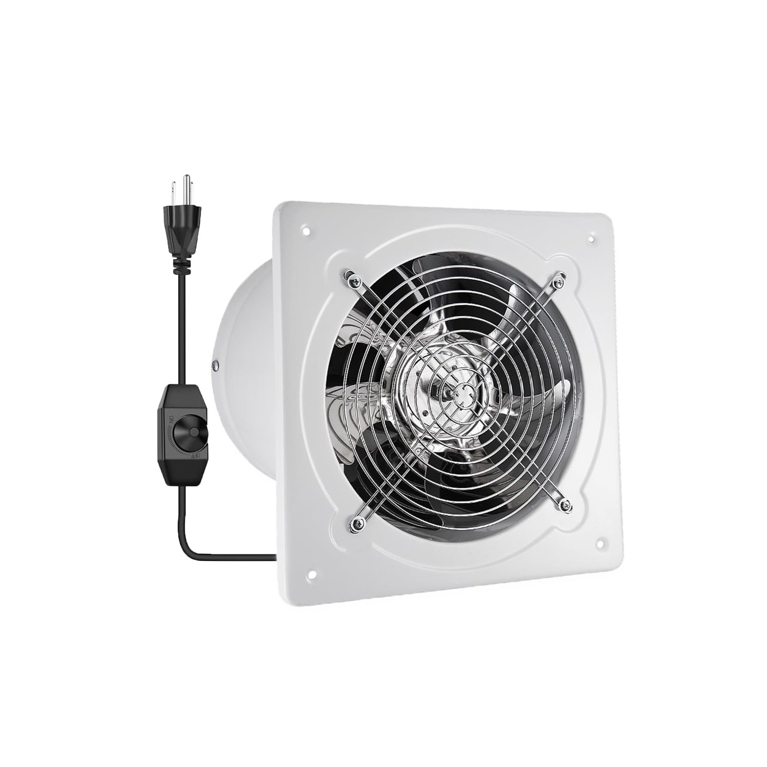 8" Kitchen Exhaust Fan with Variable Speed Controller, 735CFM Wall ...