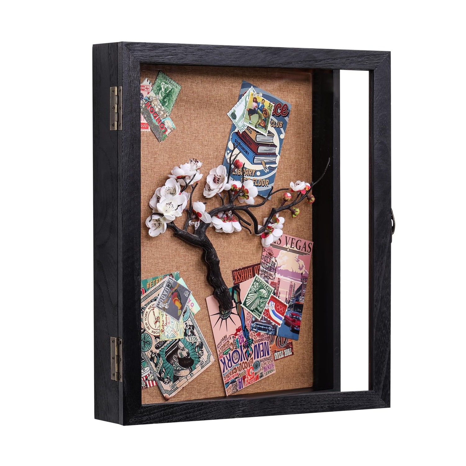 16x20 Shadow Box, Extra Large Shadow Boxes Display Cases with Door for ...