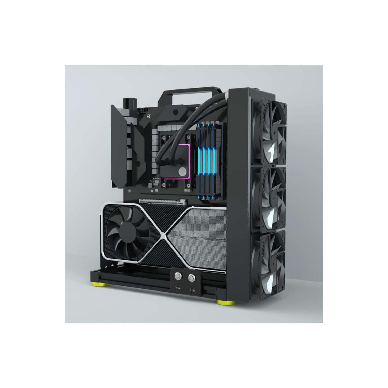 PC Creative Assembly Frame Test Bench，Open Air Frame Case, DIY Computer ...