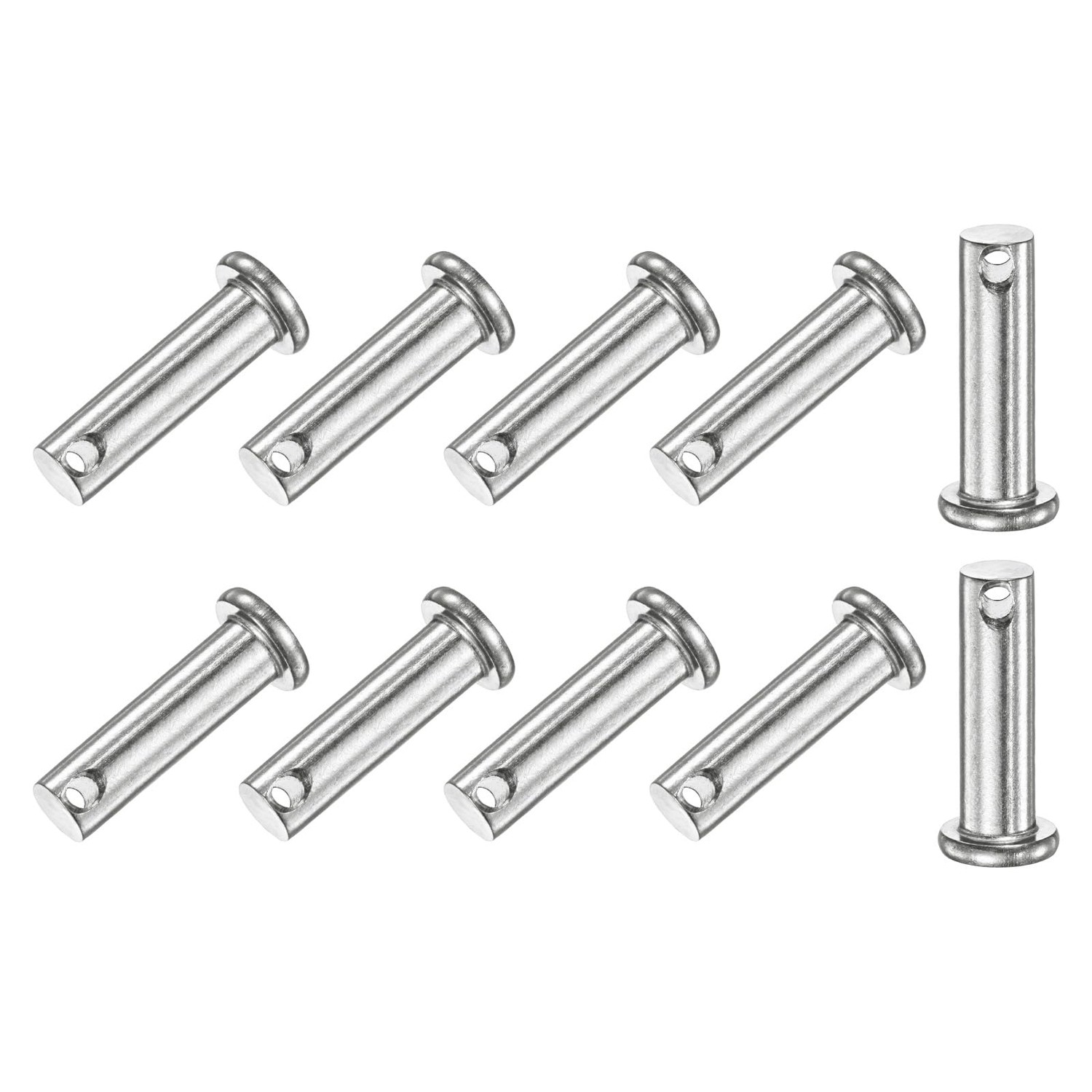 M METERXITY 10-Pack Single Hole Clevis Pins, M8 x 30mm 304 Stainless ...