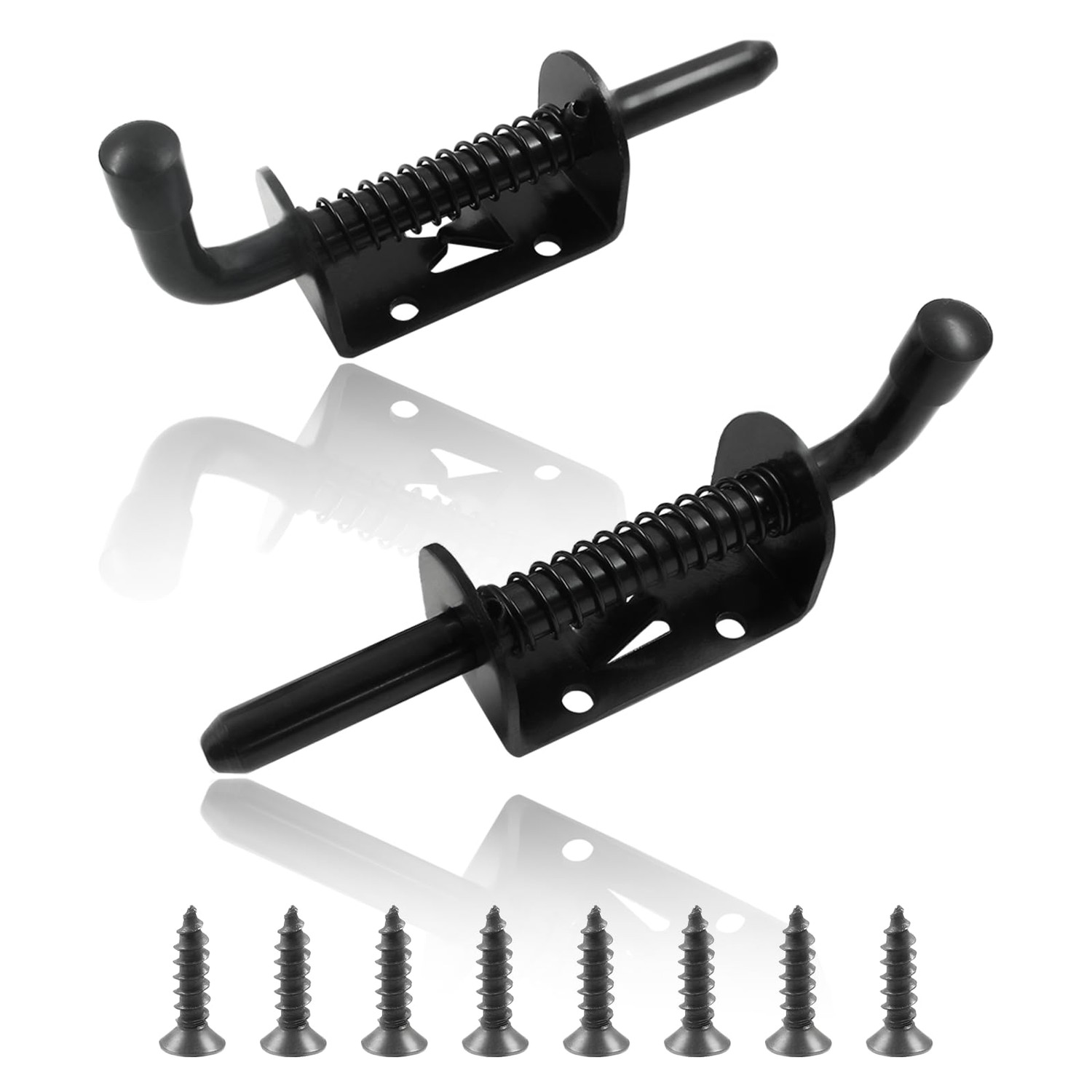 Litoexpe 2 Packs Spring Loaded Latch Pin, Heavy Duty Barrel Bolt Door ...