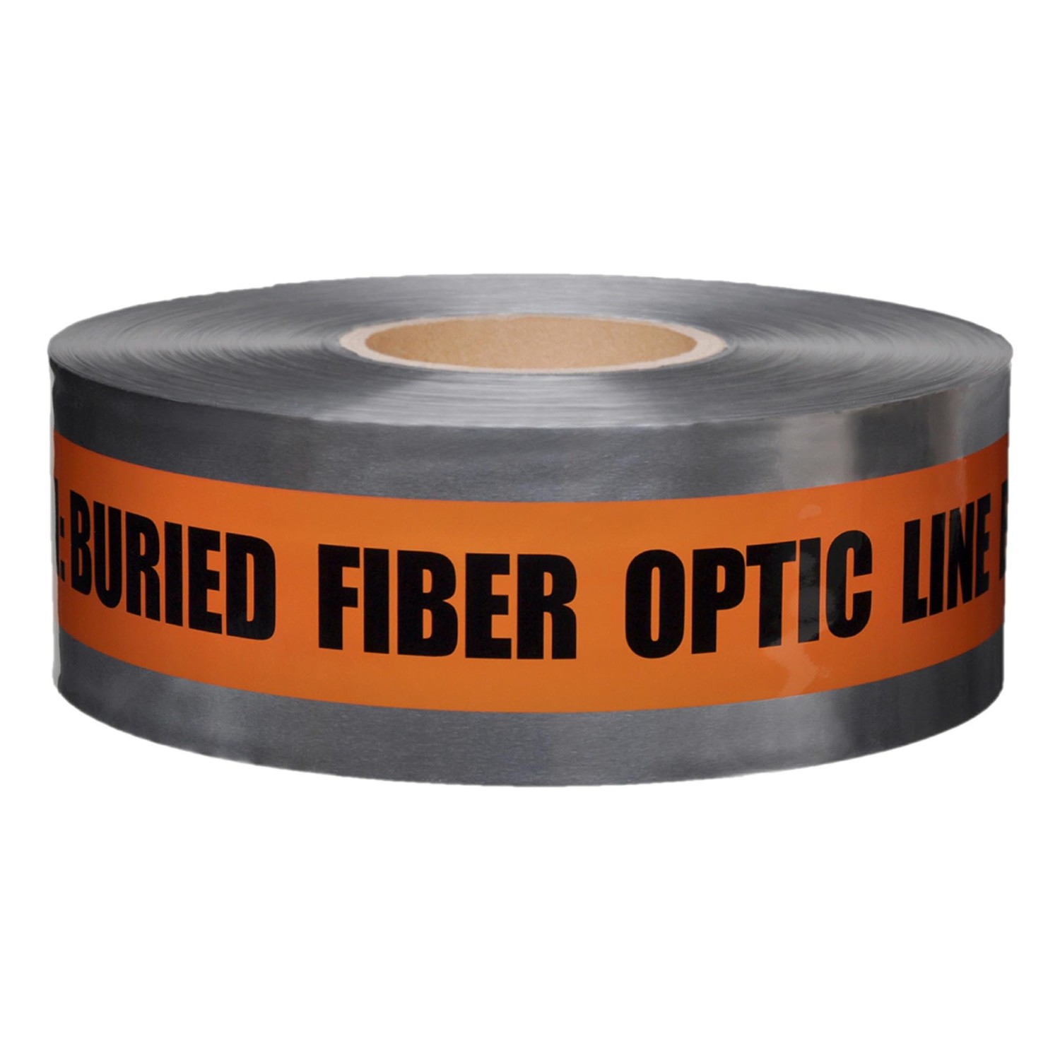 Presco Underground Detectable Tape, 3 in. x 1000 ft. (Orange with Black ...