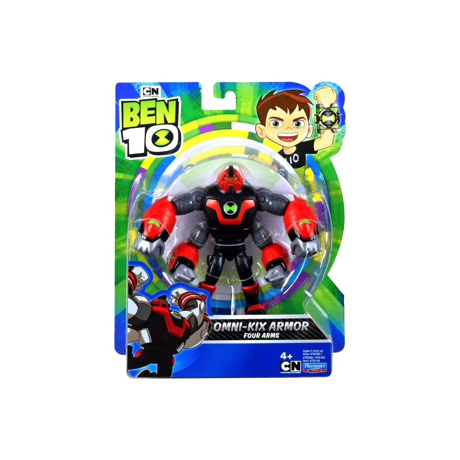 Ben 10 Omni-Kix Armor Four Arms Basic Figure - ibspot.com
