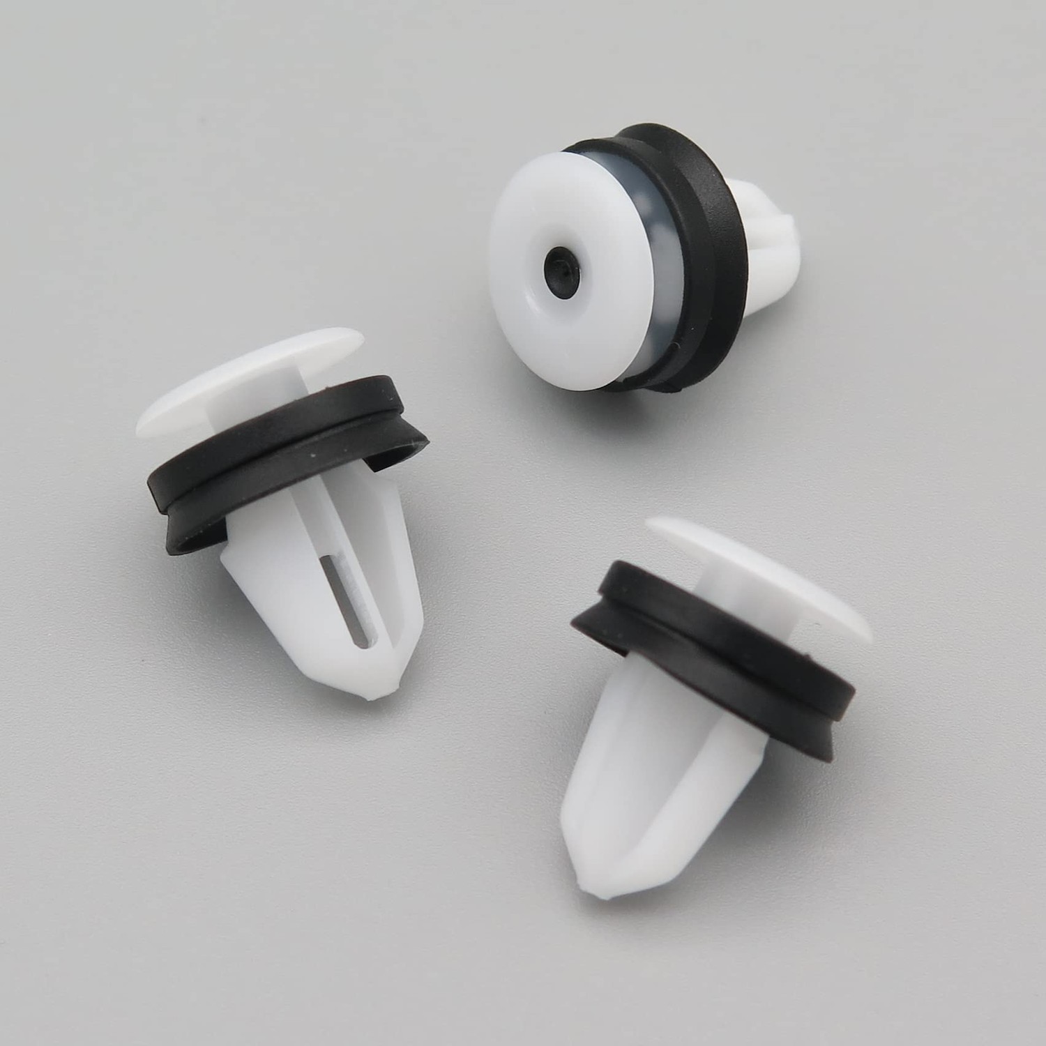 VVO Fasteners- White Plastic Rear Bumper & Trim Fastener Clips for Ford ...