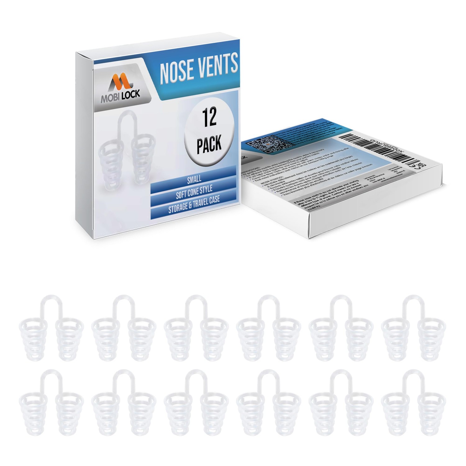Nasal Relief Nasal Dilator - (Pack of 12) Soft Cone Vents - Simple ...