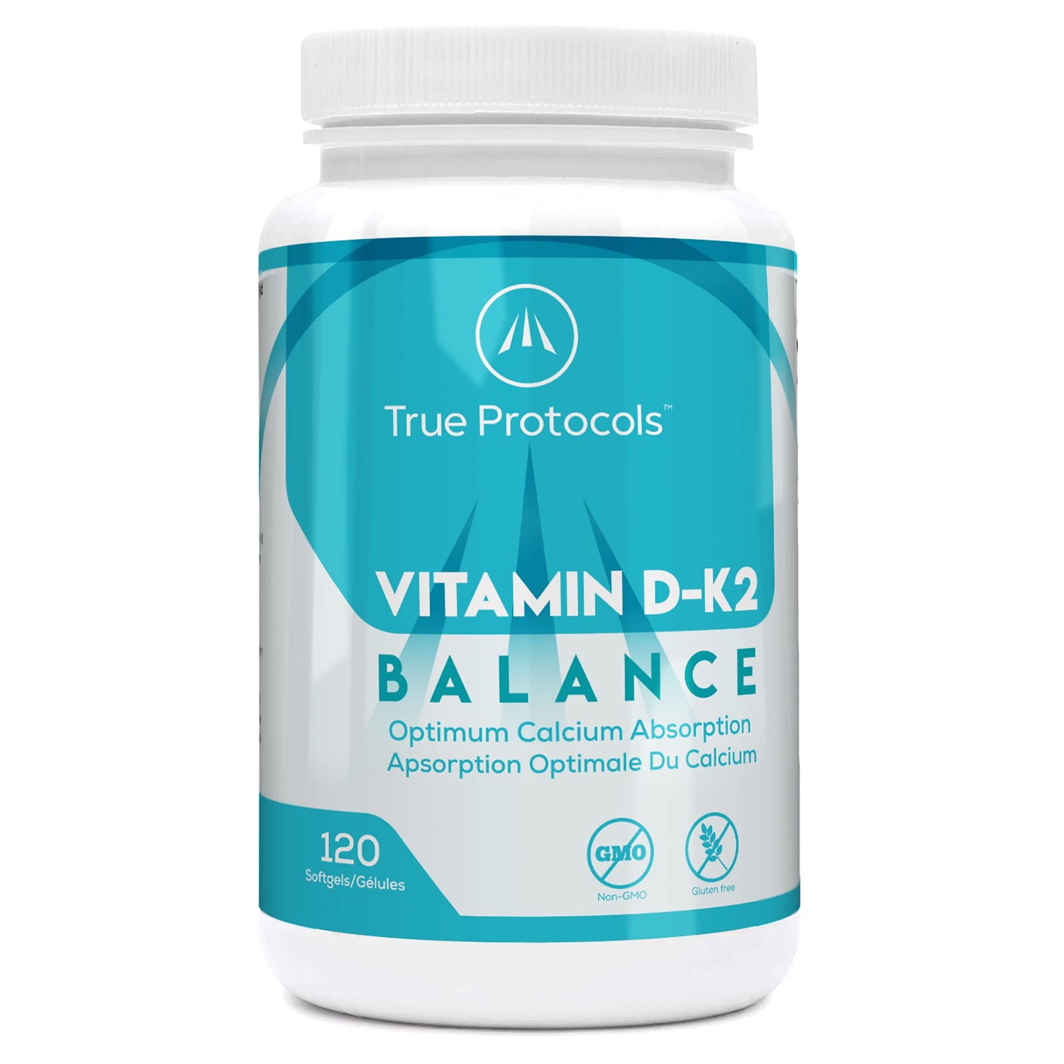 TRUE PROTOCOLS - Vitamin D-K2 Balance - Vitamin D3 (1000 IU) + Vitamin ...