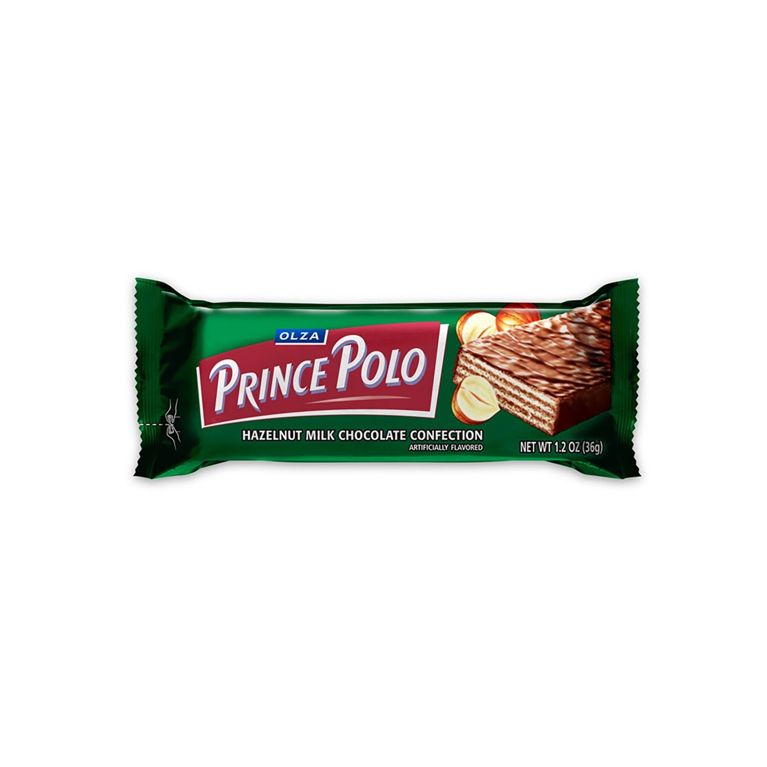 Prince Polo Milk Chocolate Covered Wafer with Hazelnut Flavor 35g (Pack ...