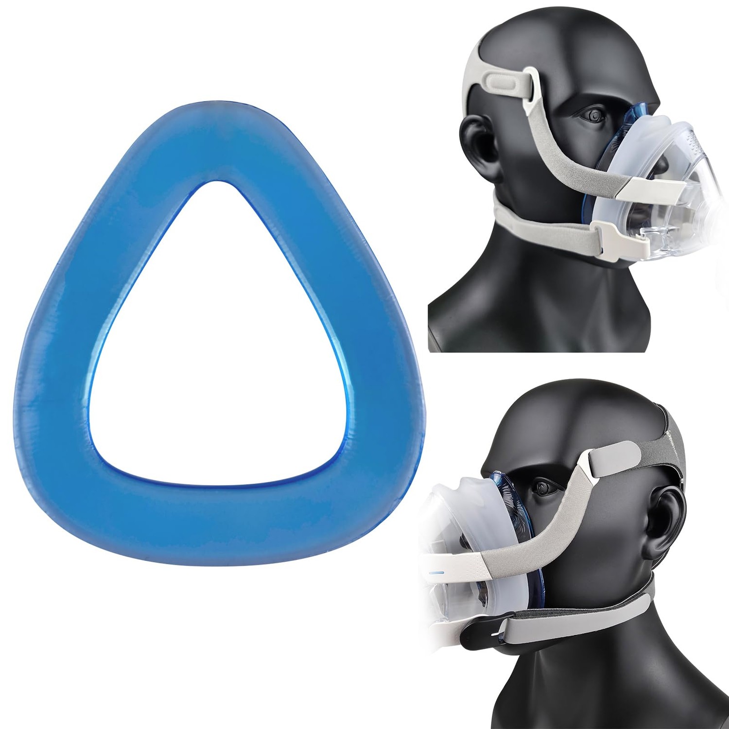 CPAP Nasal Gel Pad Bipap Nose Bridge Pads Full face Mask Liners to ...