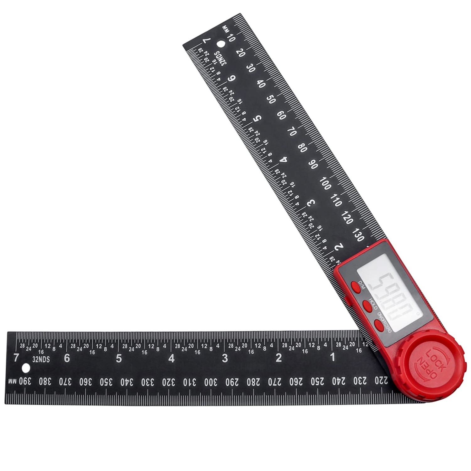 Bestgle Protractor Digital Angle Ruler 2-in-1 Ruler Angle Measurement ...