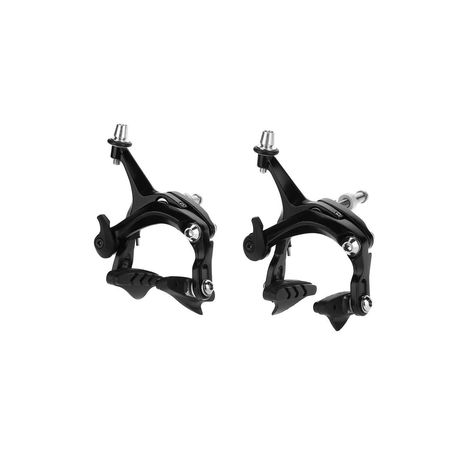 Mechanical Dual Pivot Brake 1 Pair Road Bike V-shaped Brake Kit Spare ...