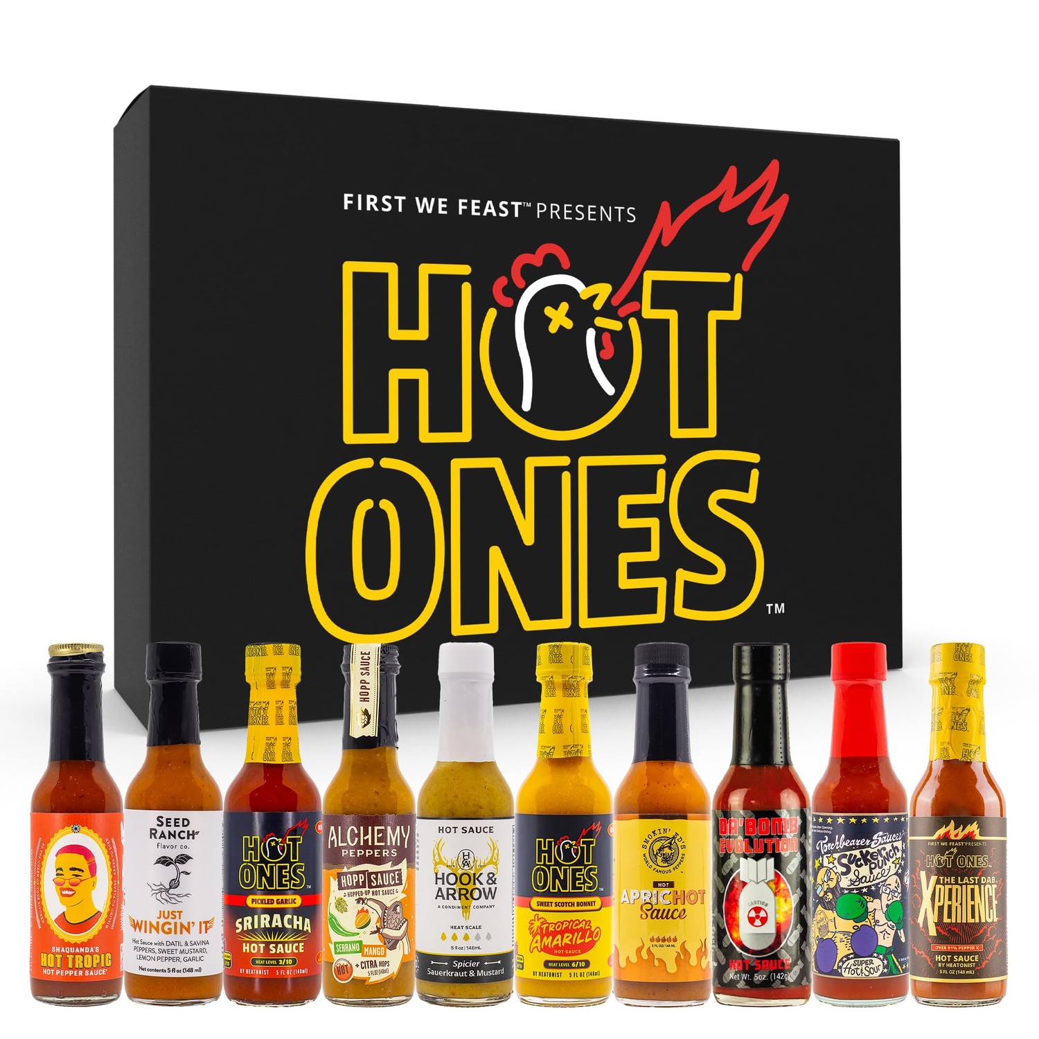 Hot Ones Hot Sauce Challenge - Season 27 - Hot Sauces Gift Sets ...