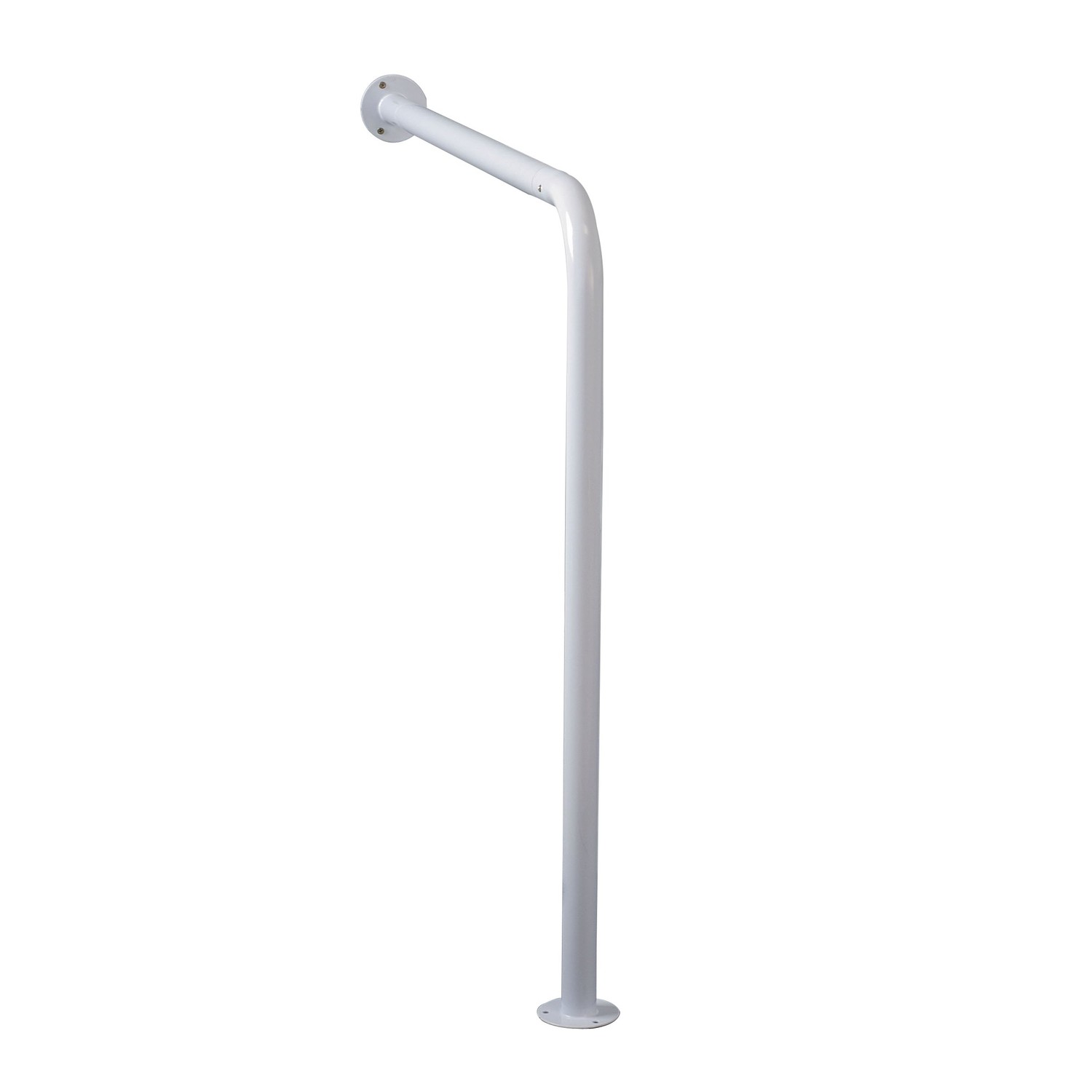 Homecraft Ringwood Wall to Floor Grab Rail, Curved Grab Bar for Toilet ...
