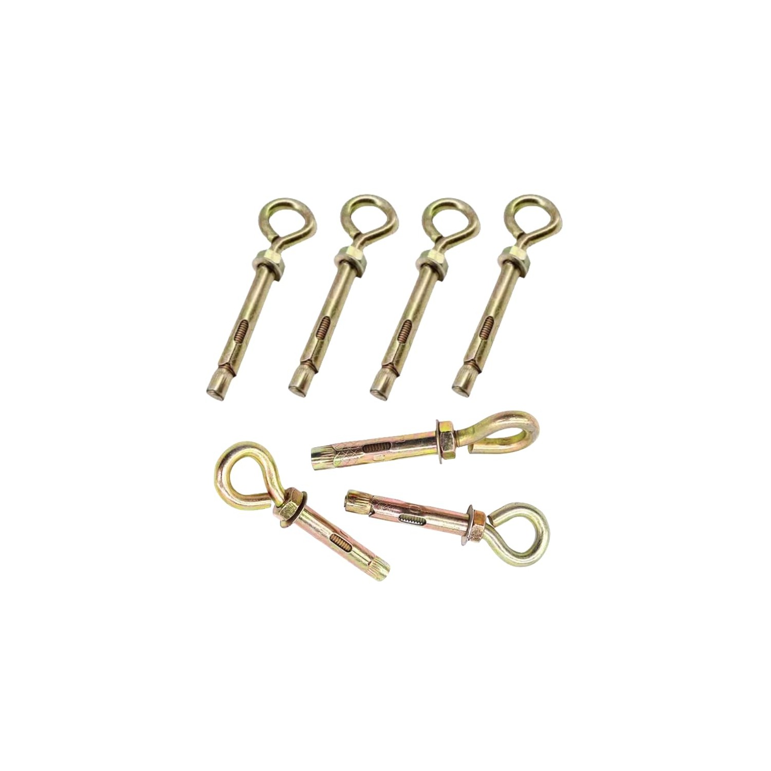 M10 Expansion Anchor Bolts In 5pcs,80MM Eye Shield Bolts Expansion ...