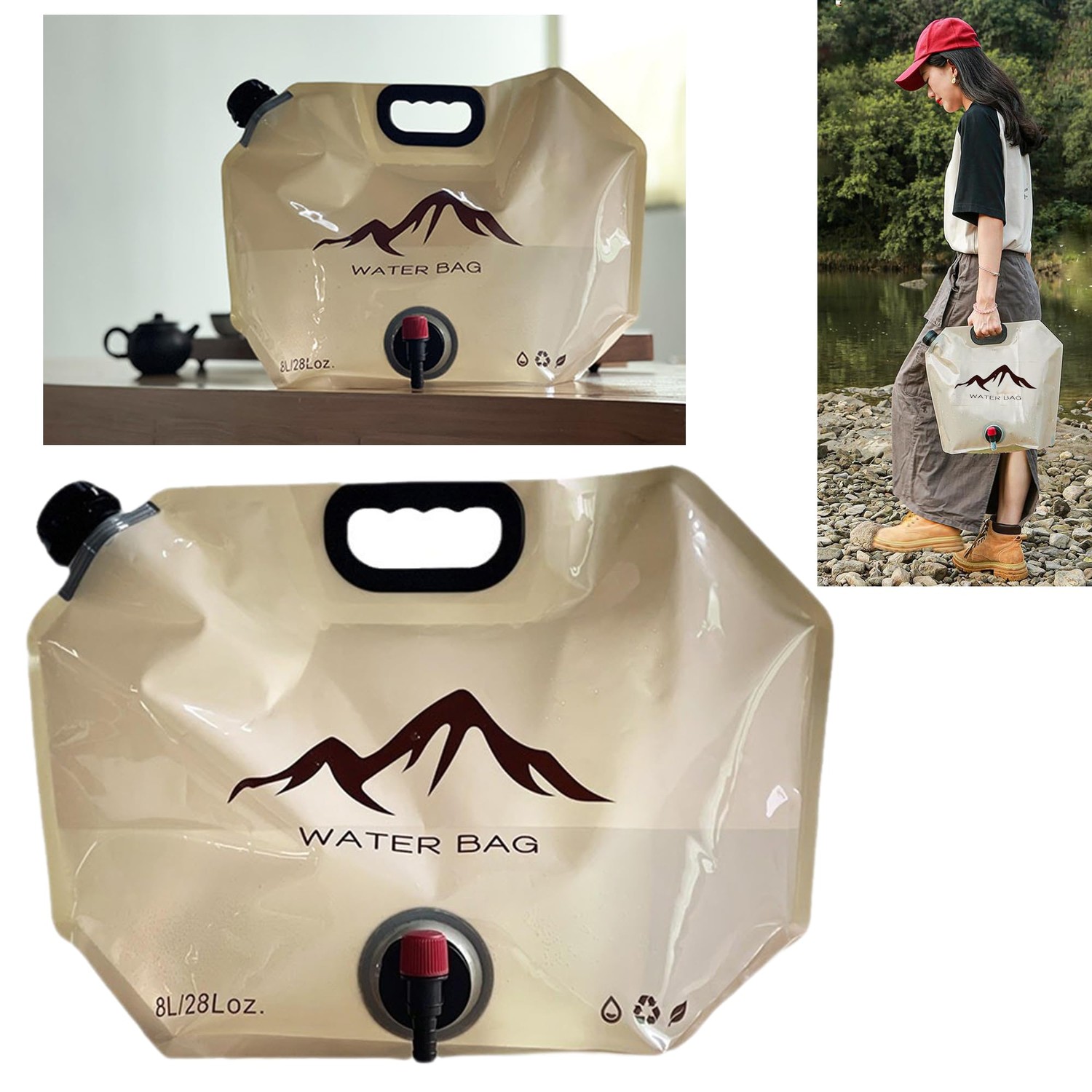 syiyunran Foldable Water Canister - Drinking Water Canister Water ...