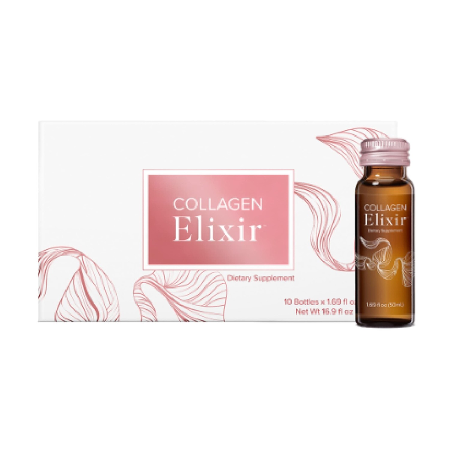 Isagenix Collagen Elixir - Drink with Marine Collagen Peptides ...