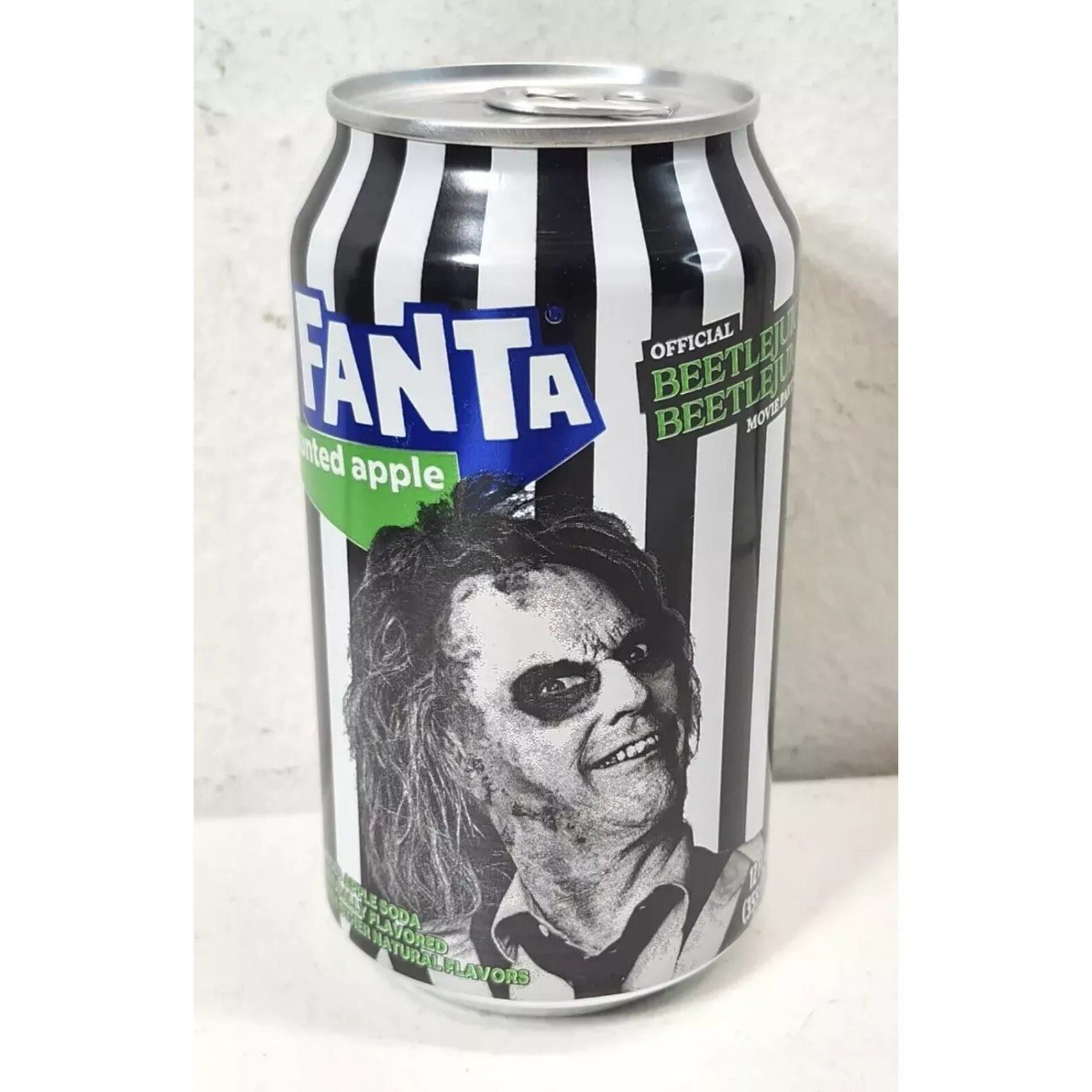 Fanta Beetlejuice Beetlejuice Movie 12oz Full Soda Can Haunted Apple ...