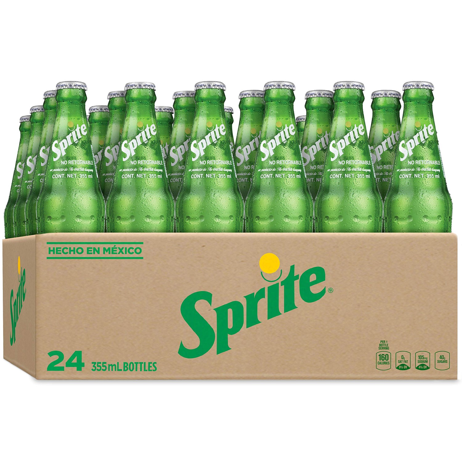 Mexican Sprite Glass Bottle, 12 fl oz, 24 Pack - ibspot.com