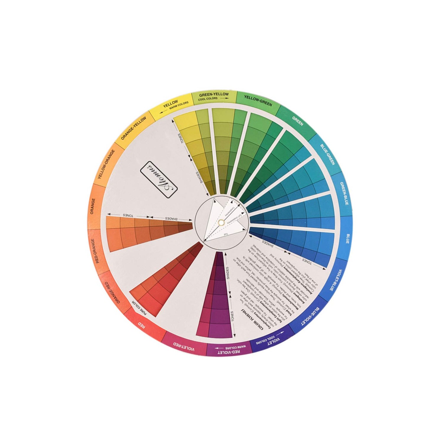 Color RGB Color Wheel Wheel Mix Color Wheel Paint Mixing Learning Guide ...