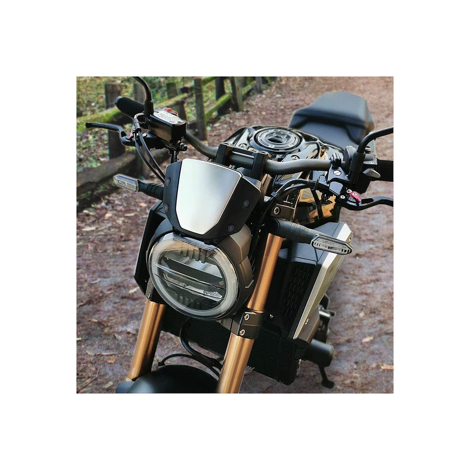 Motorcycle Windshield Airflow Wind Deflector Spoiler Trim for CB125R CB ...